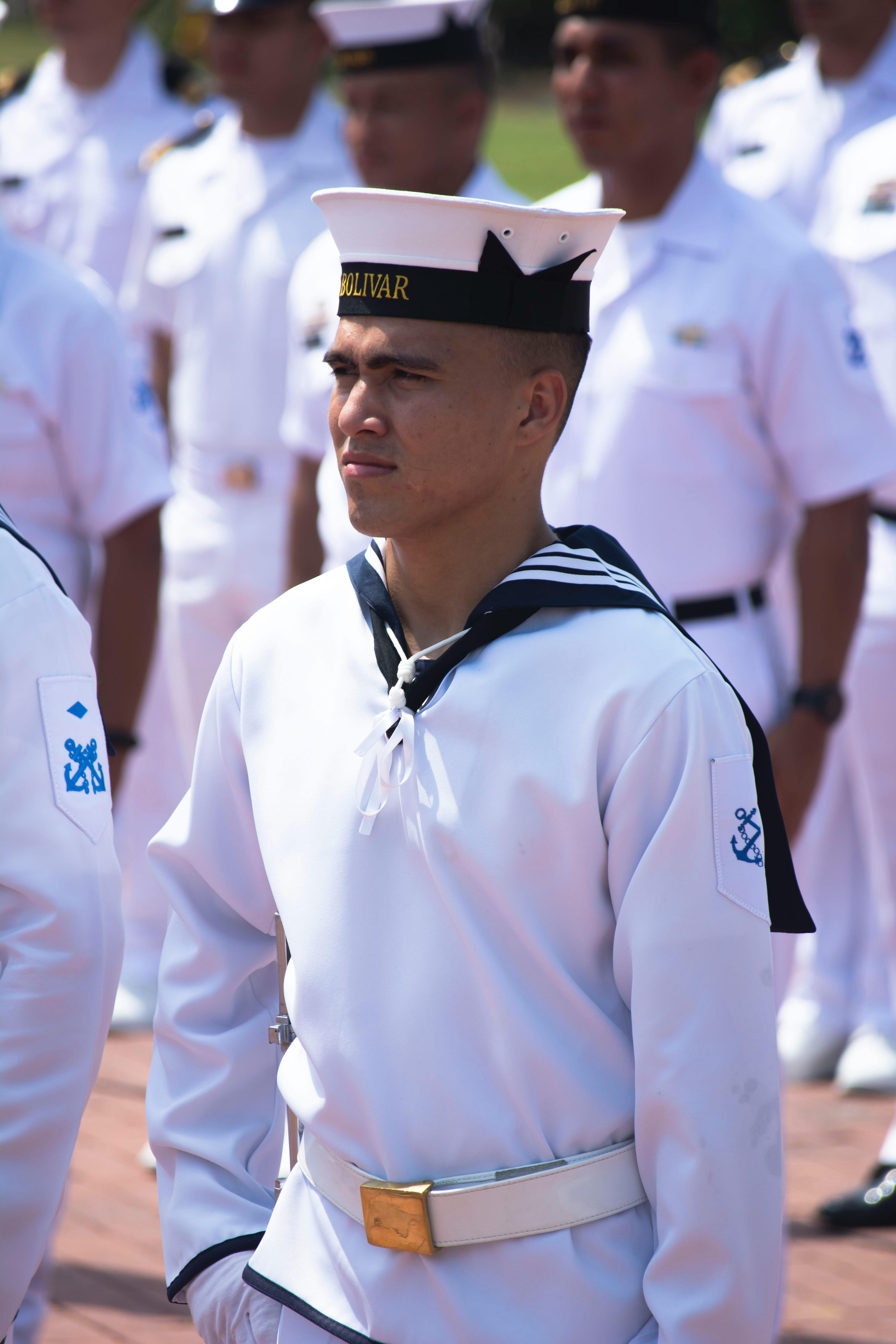 Two Men Wearing Sailor Uniforms · Free Stock Photo