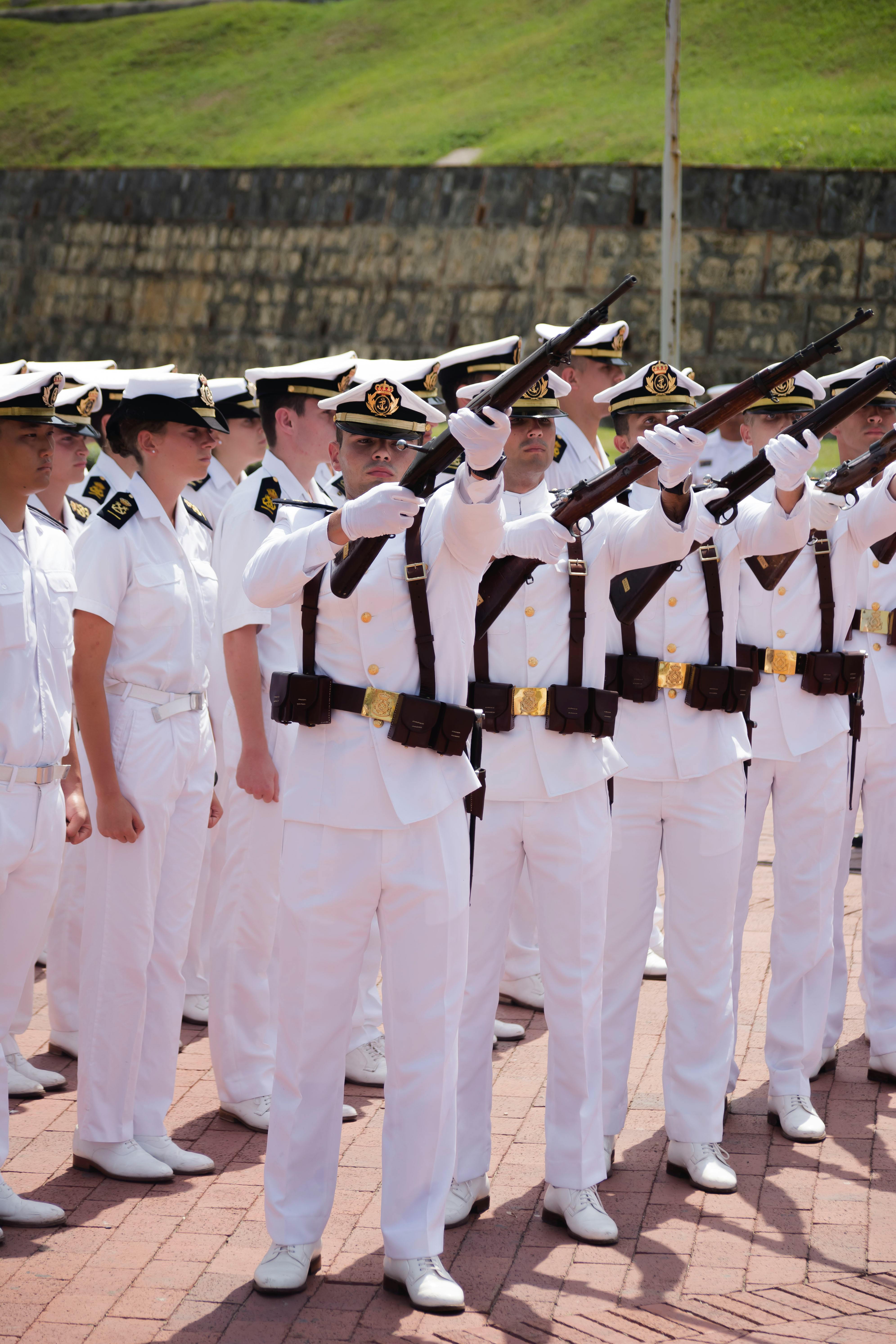 Navy Soldiers with Rifles · Free Stock Photo