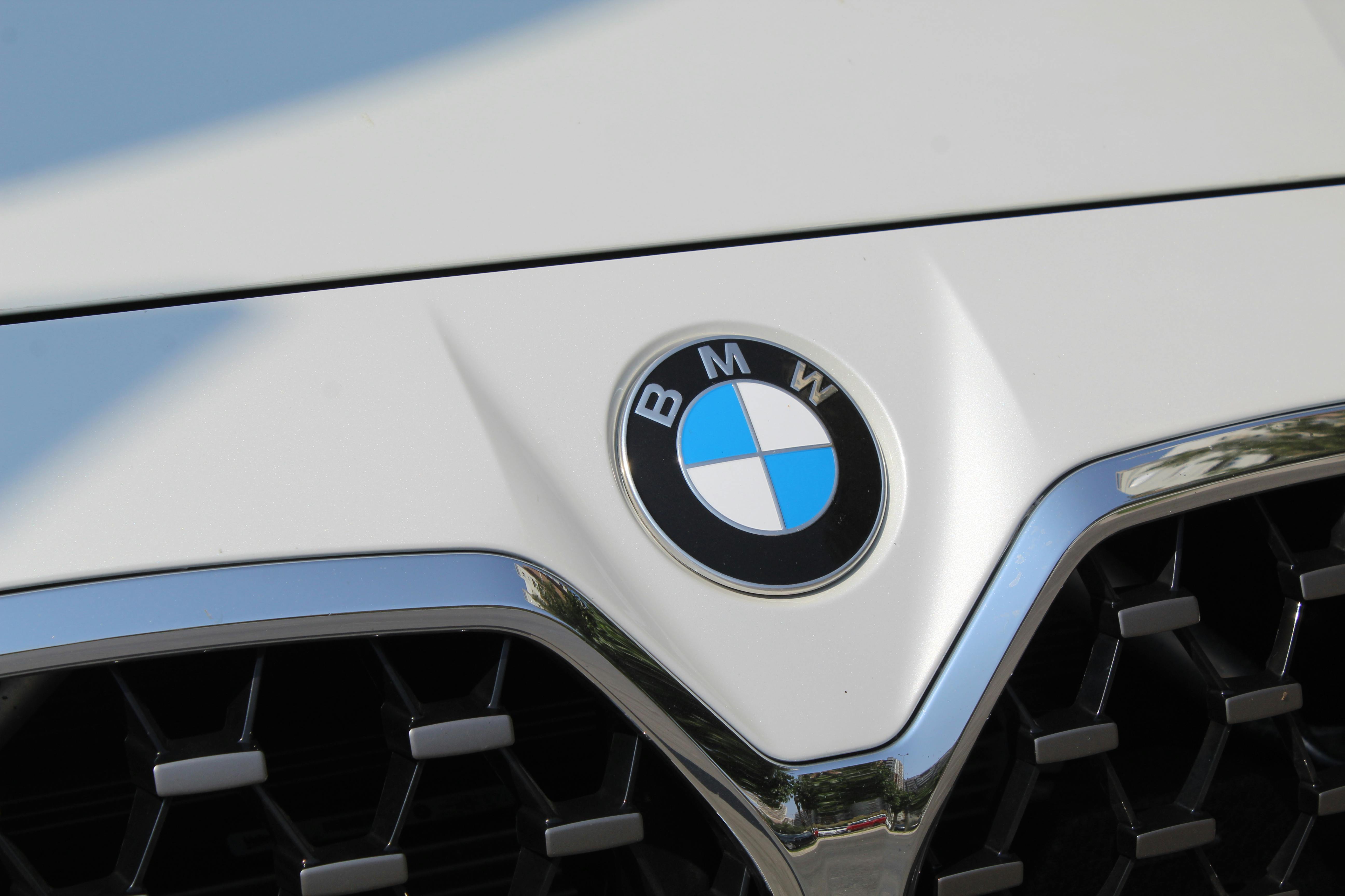 BMW Sign on a Car · Free Stock Photo