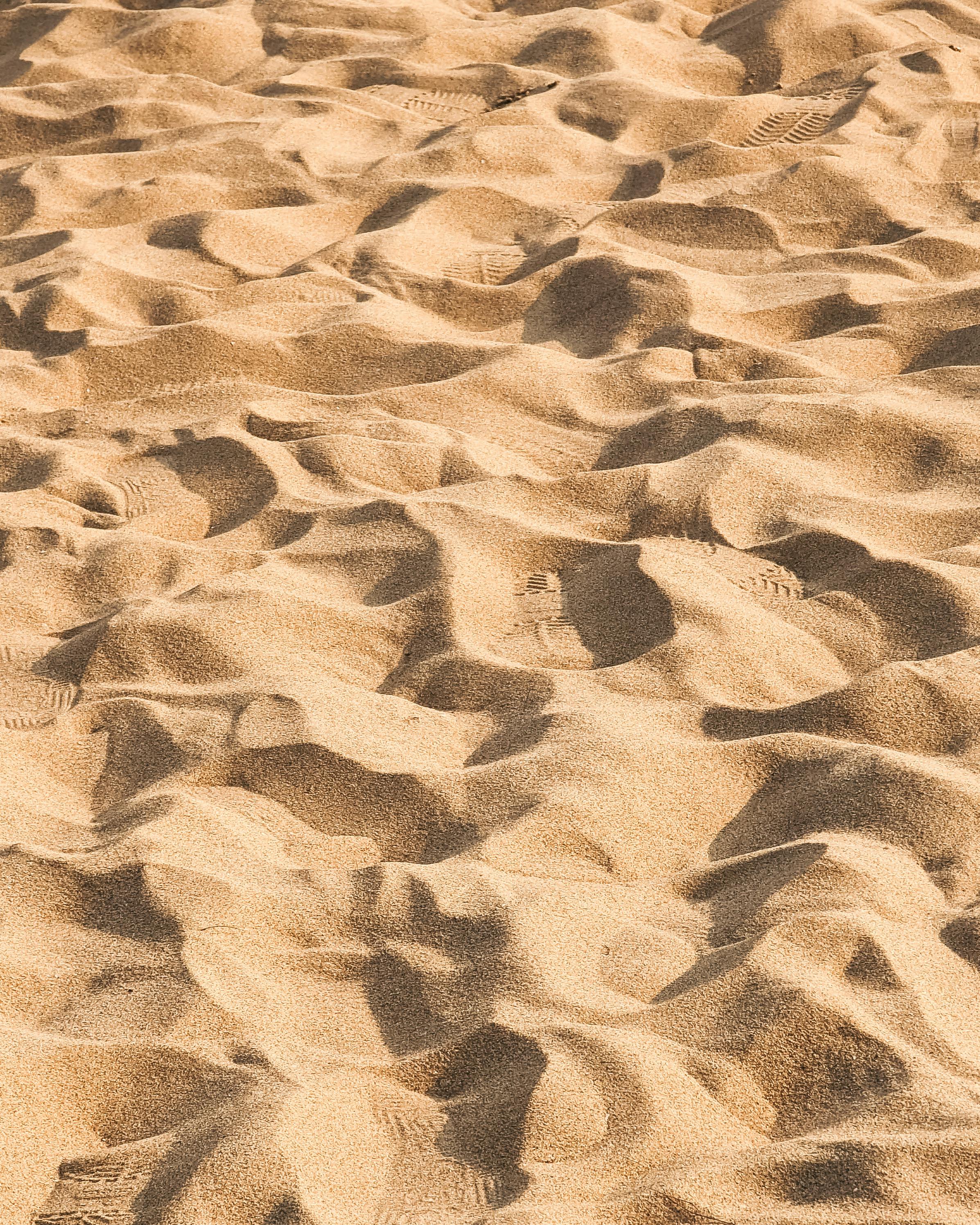 Close up of Sunlit Sand · Free Stock Photo