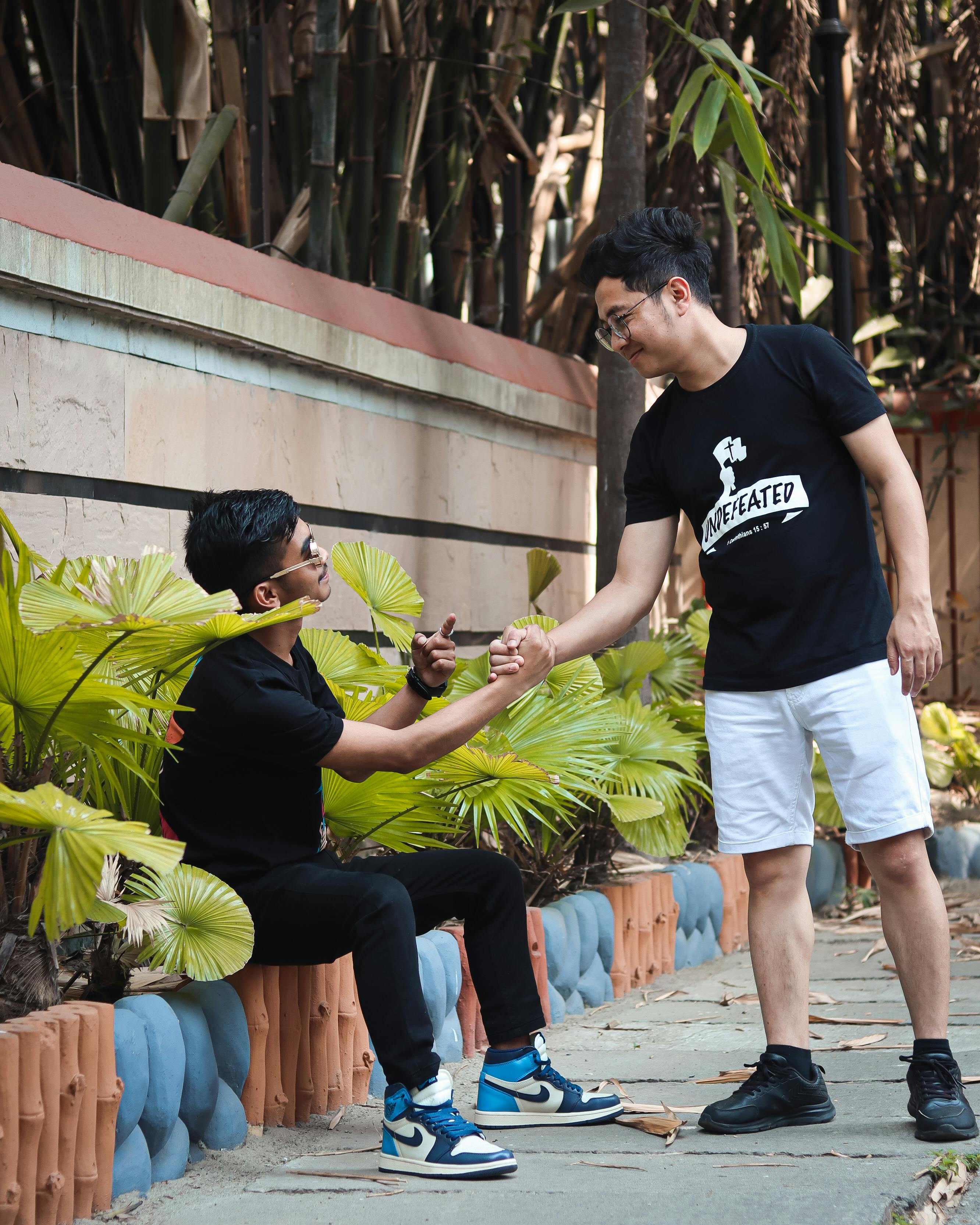 Couple enjoying free time at home and talking · Free Stock Photo