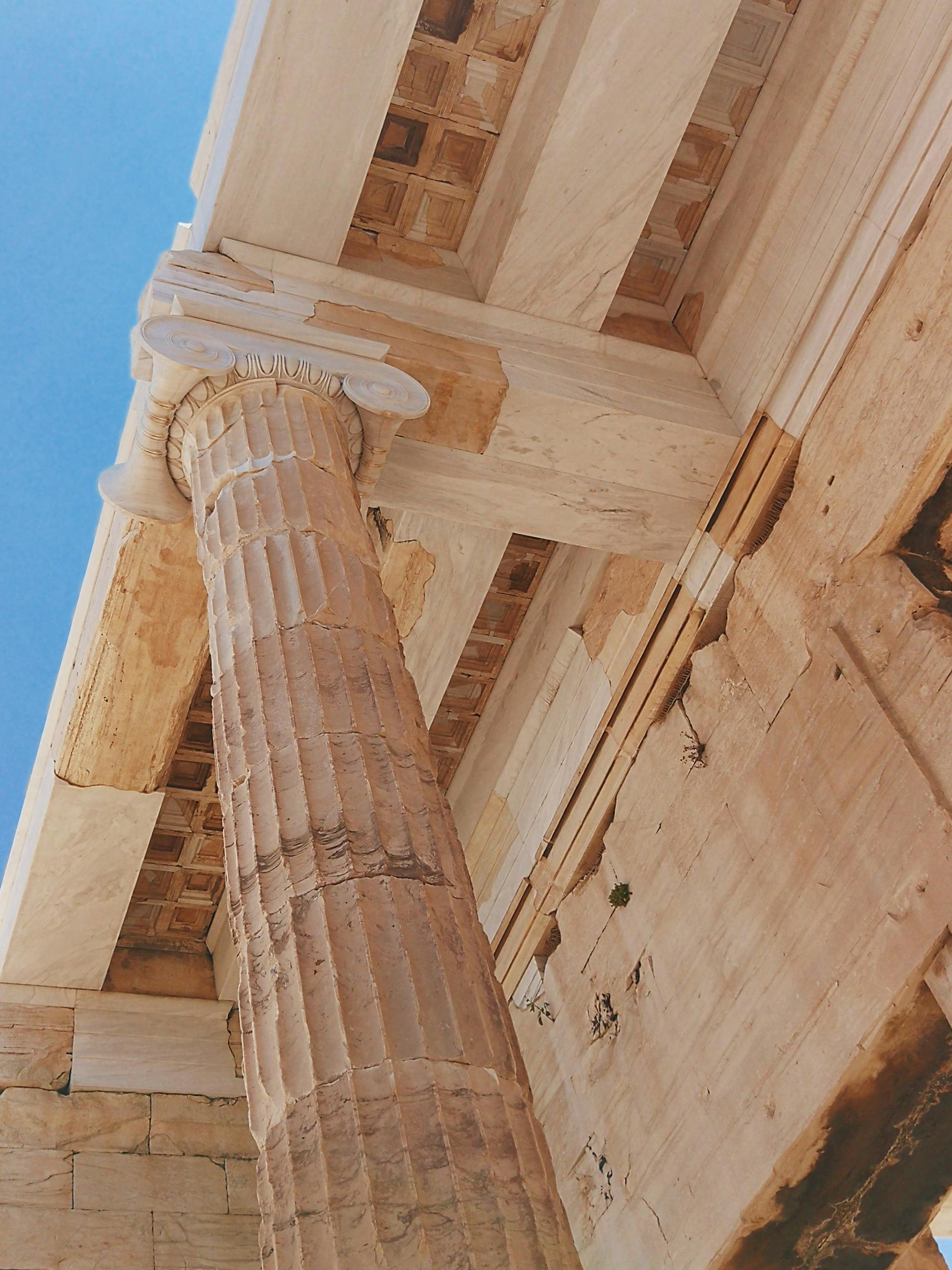 Column in Parthenon · Free Stock Photo