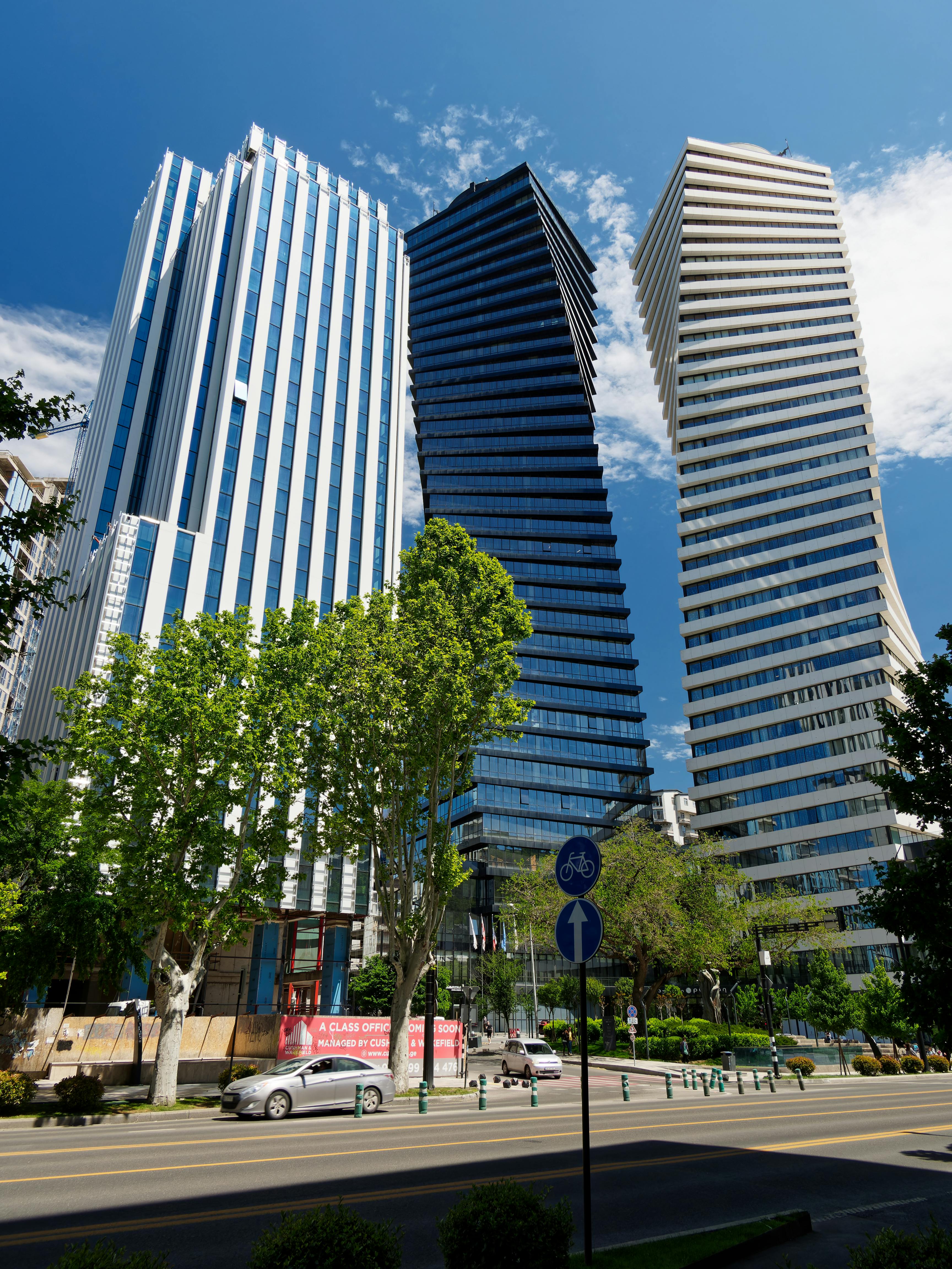 Modern Skyscraper Complex · Free Stock Photo