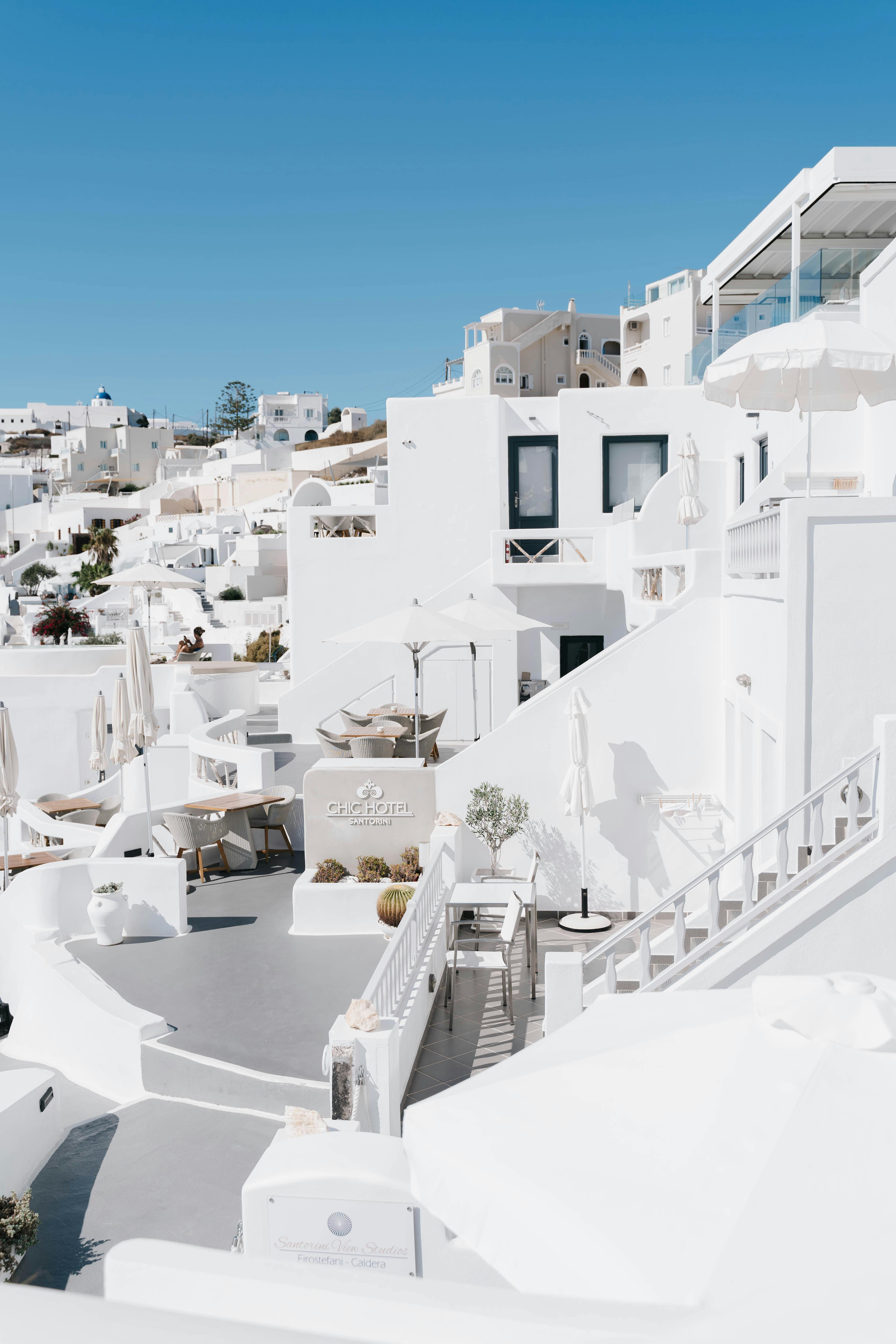Greek Traditional White Architecture · Free Stock Photo