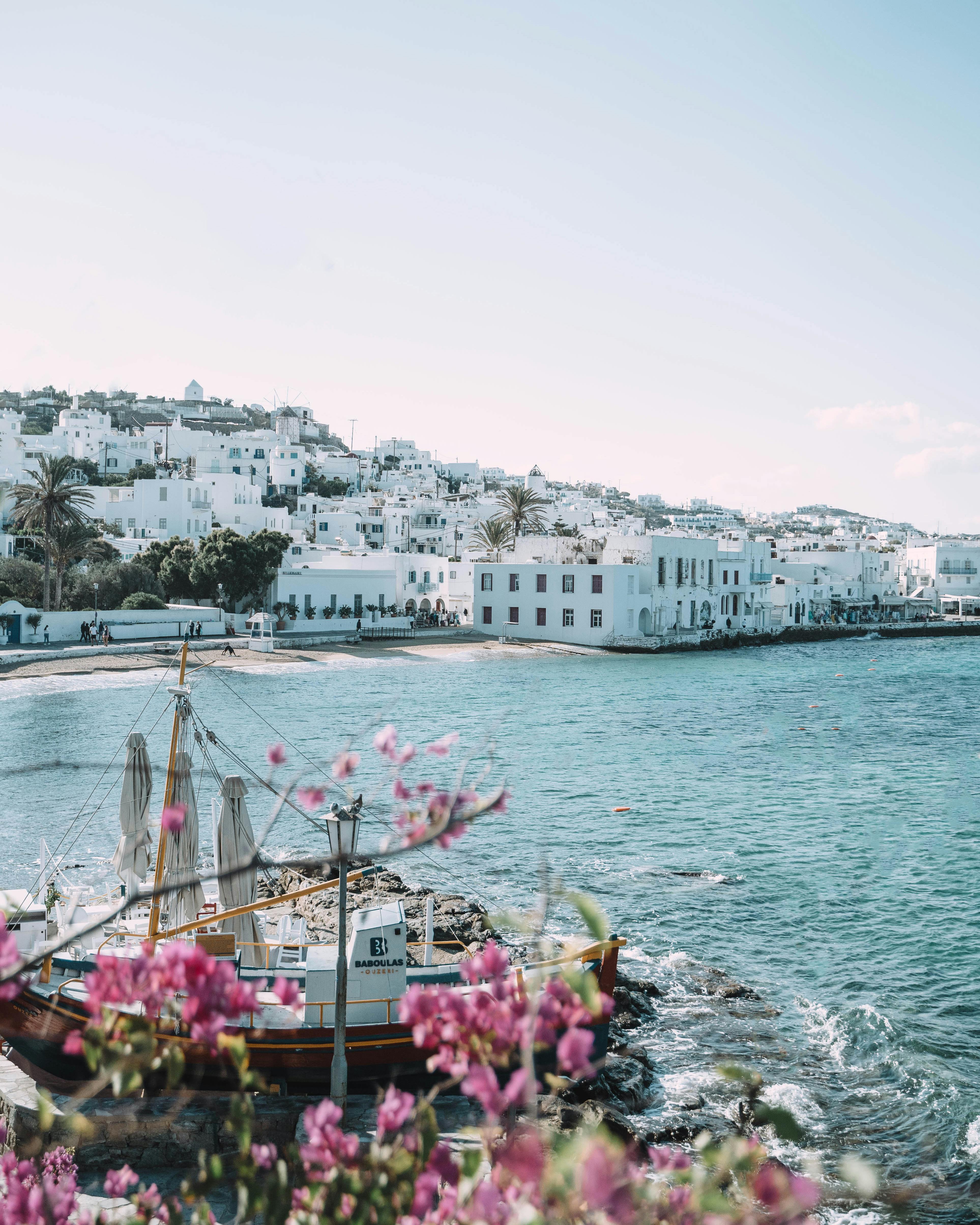 White Buildings by the Sea · Free Stock Photo