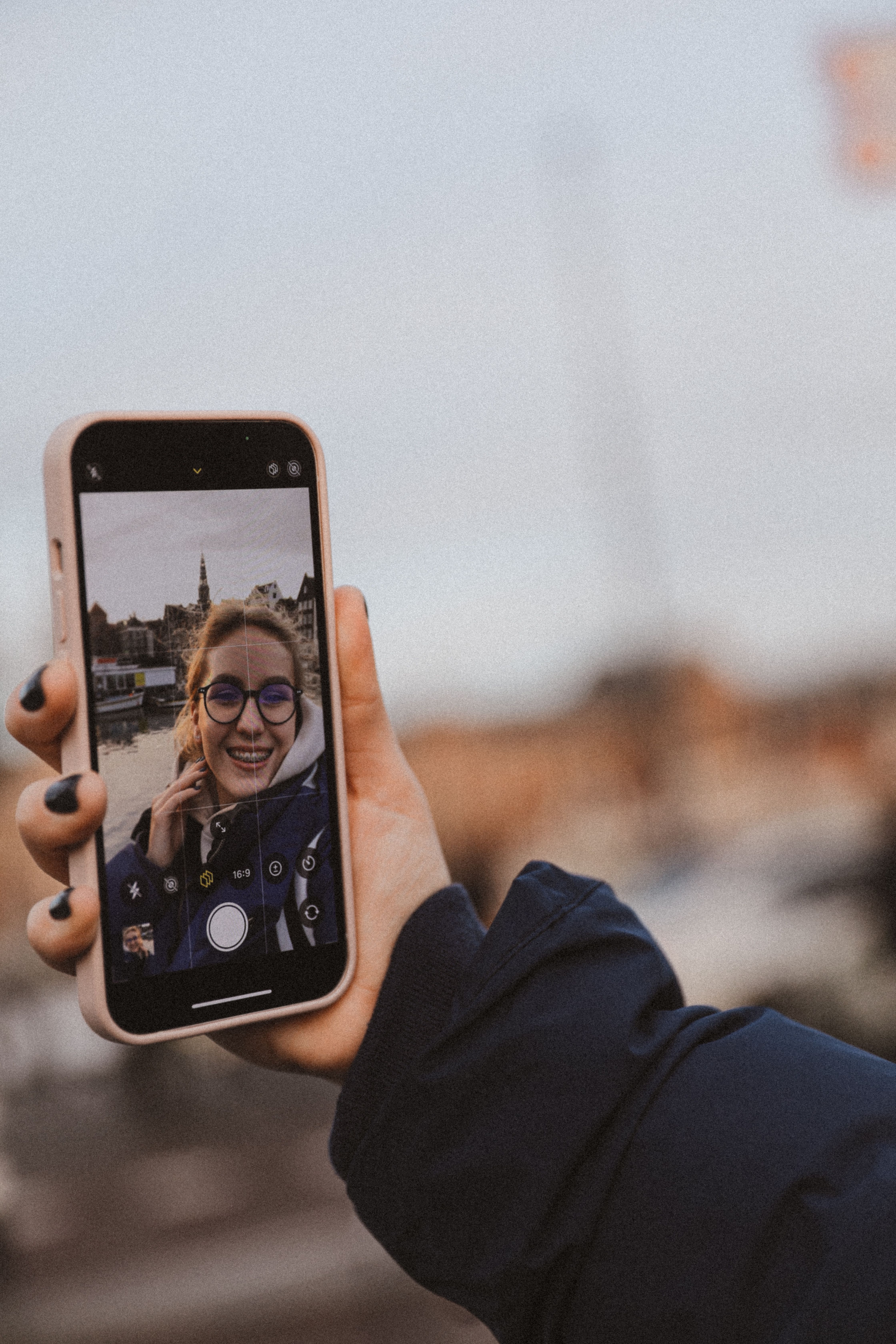 Hand Holding Smartphone with Instagram · Free Stock Photo