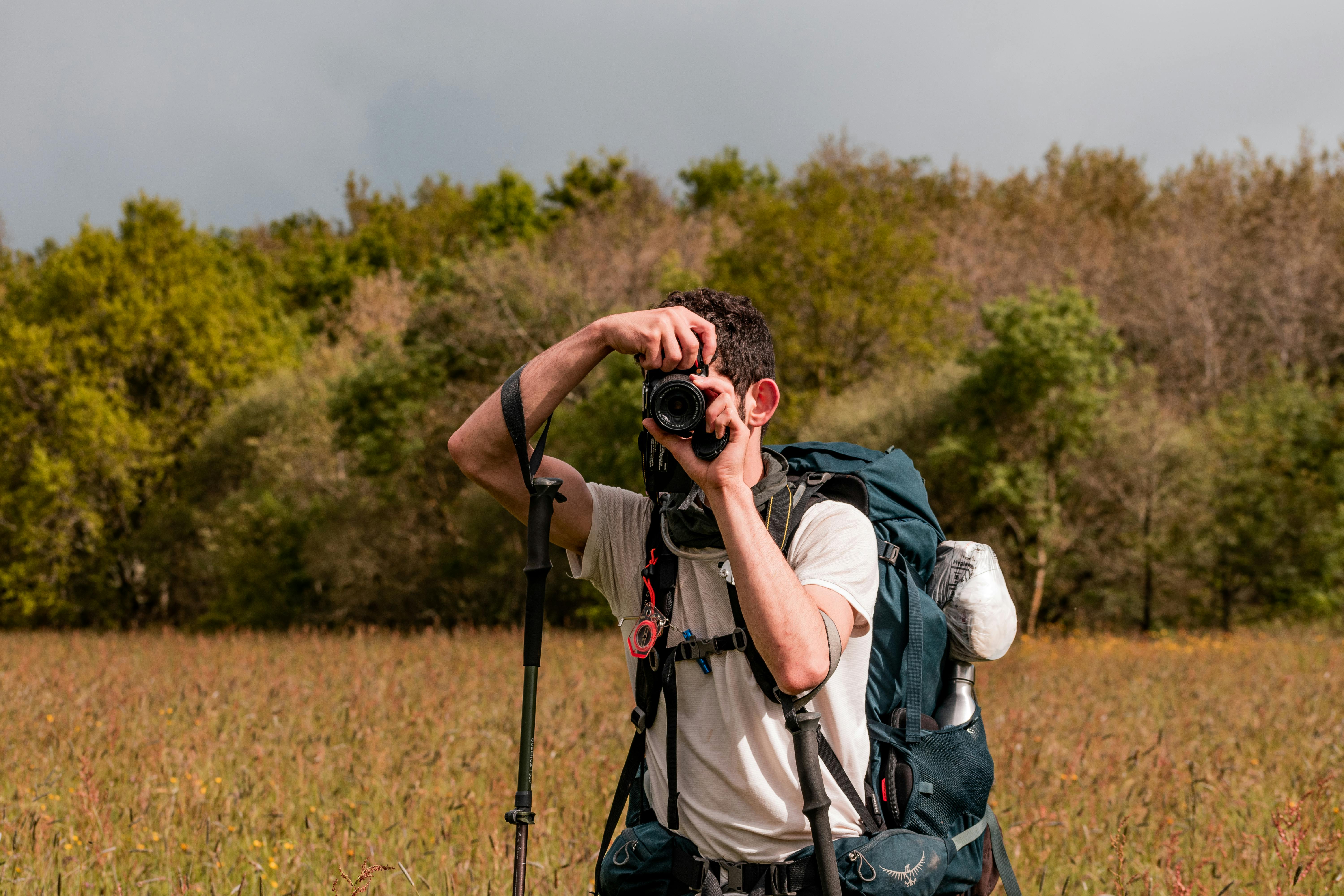 Hiker with Camera · Free Stock Photo