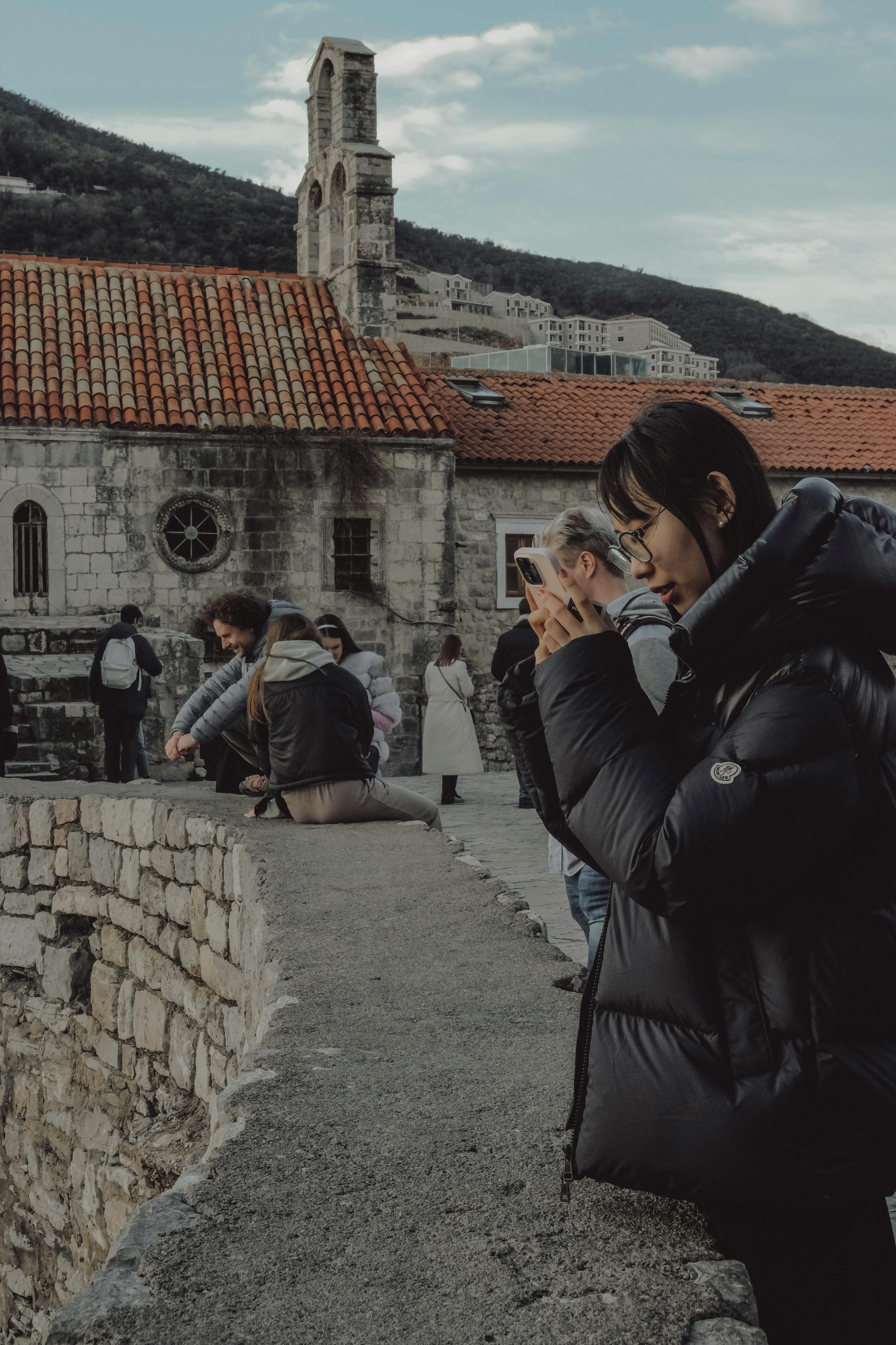 A Group of Tourists Sightseeing · Free Stock Photo