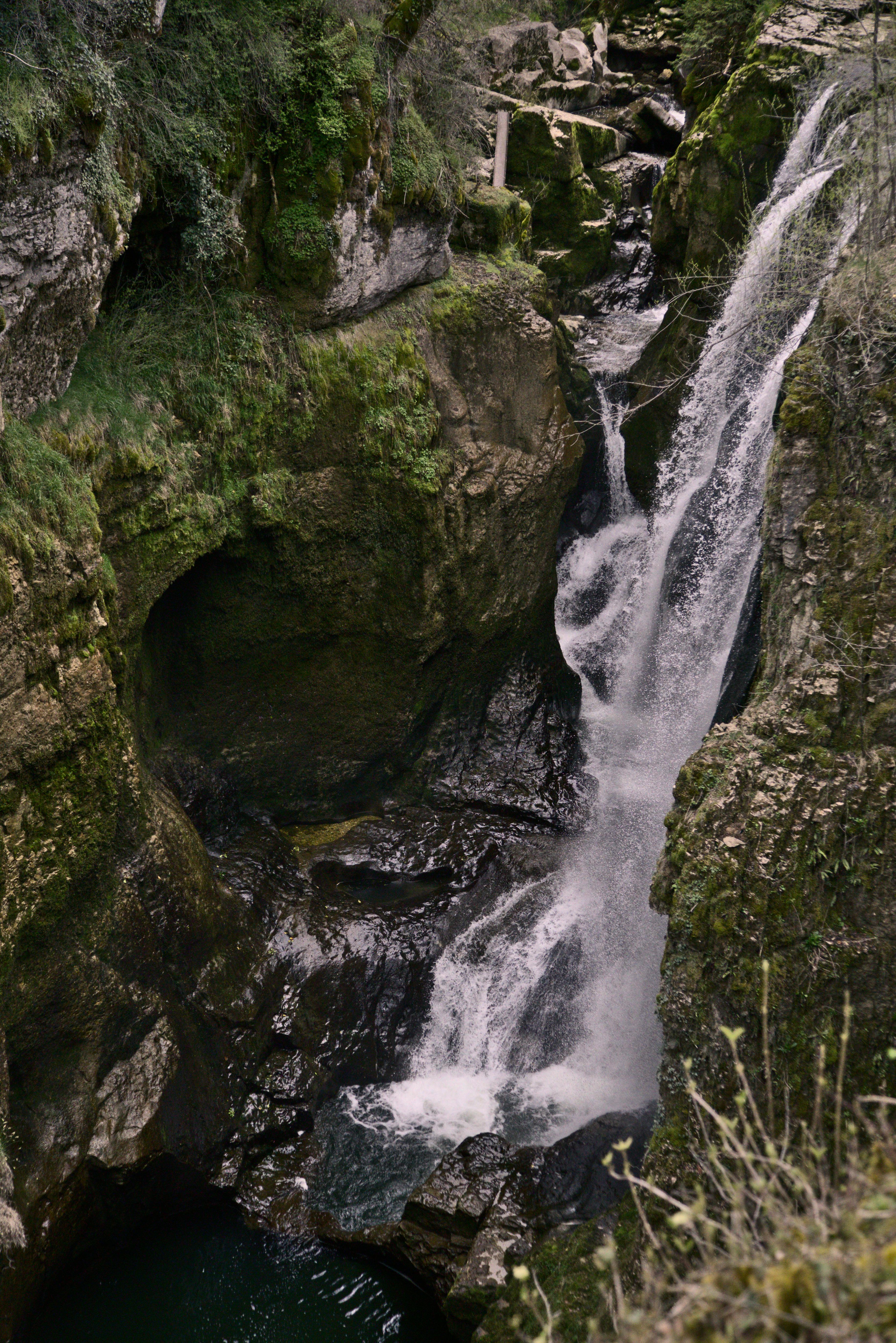Waterfall Water Flowing trough Rocks · Free Stock Photo