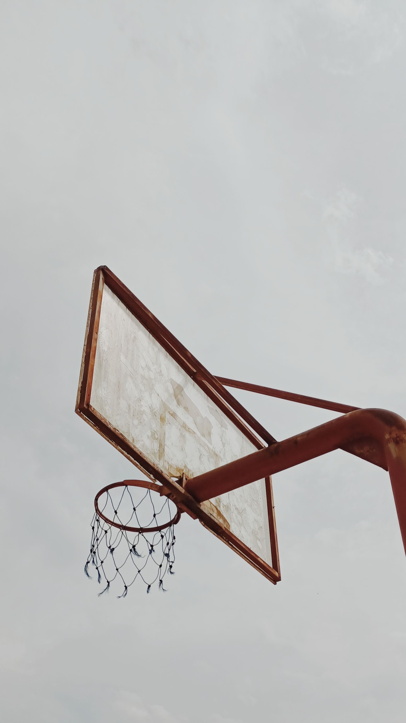 Low-angle Photography of Red and Gray Basketball Hoop · Free Stock Photo