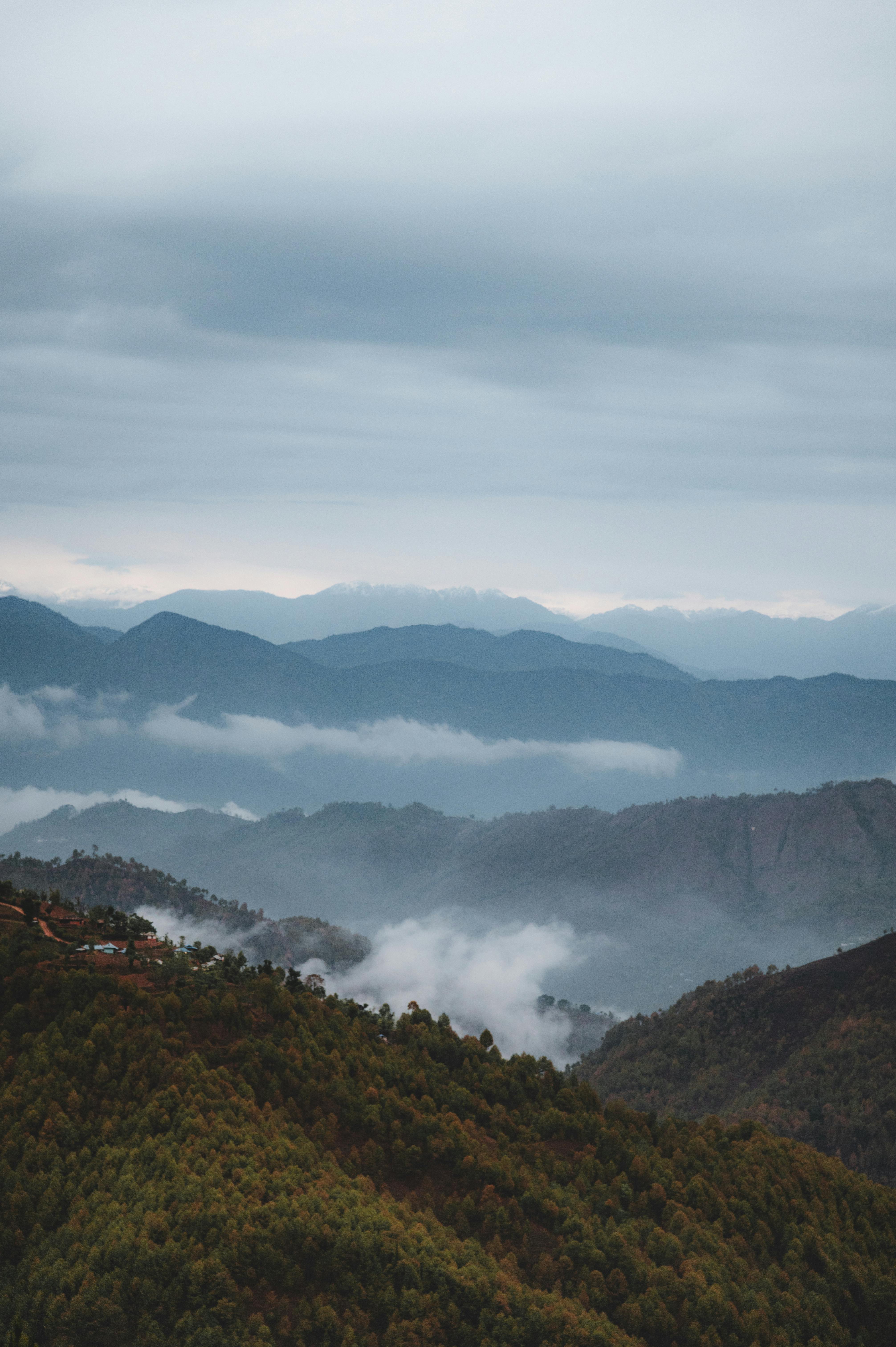Clouds over Hills · Free Stock Photo