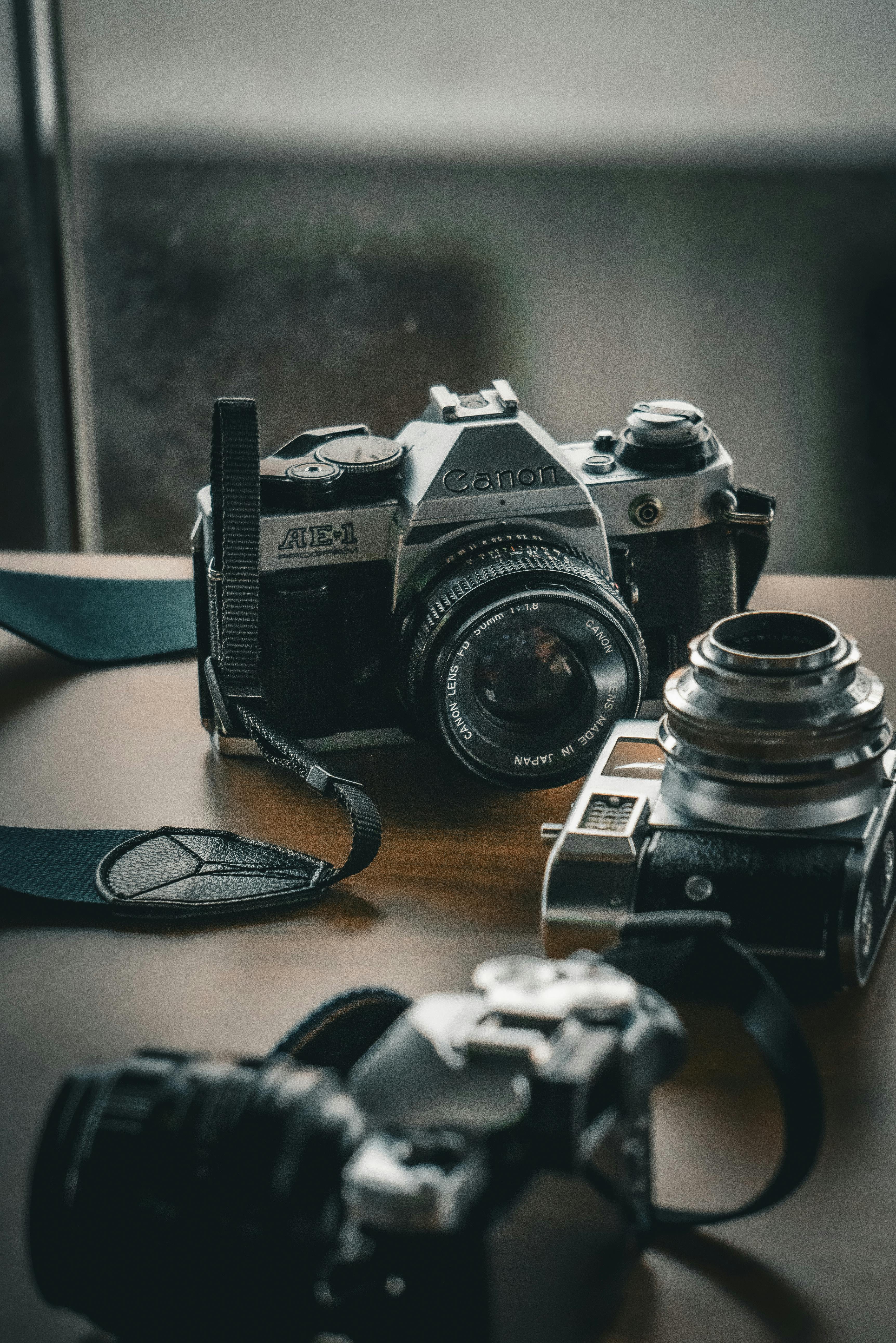 Close up of Cameras · Free Stock Photo