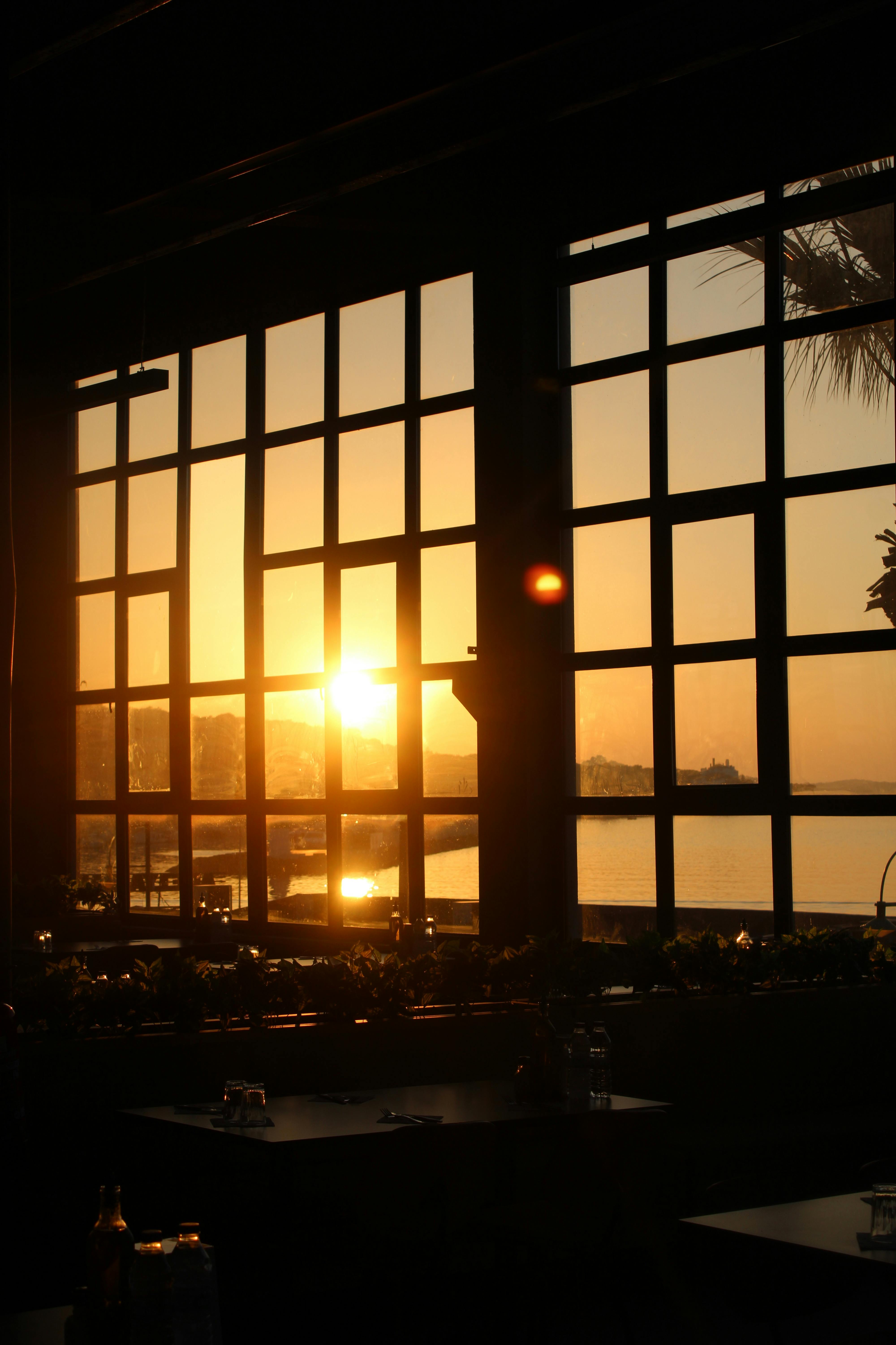 Sunset through the Window · Free Stock Photo