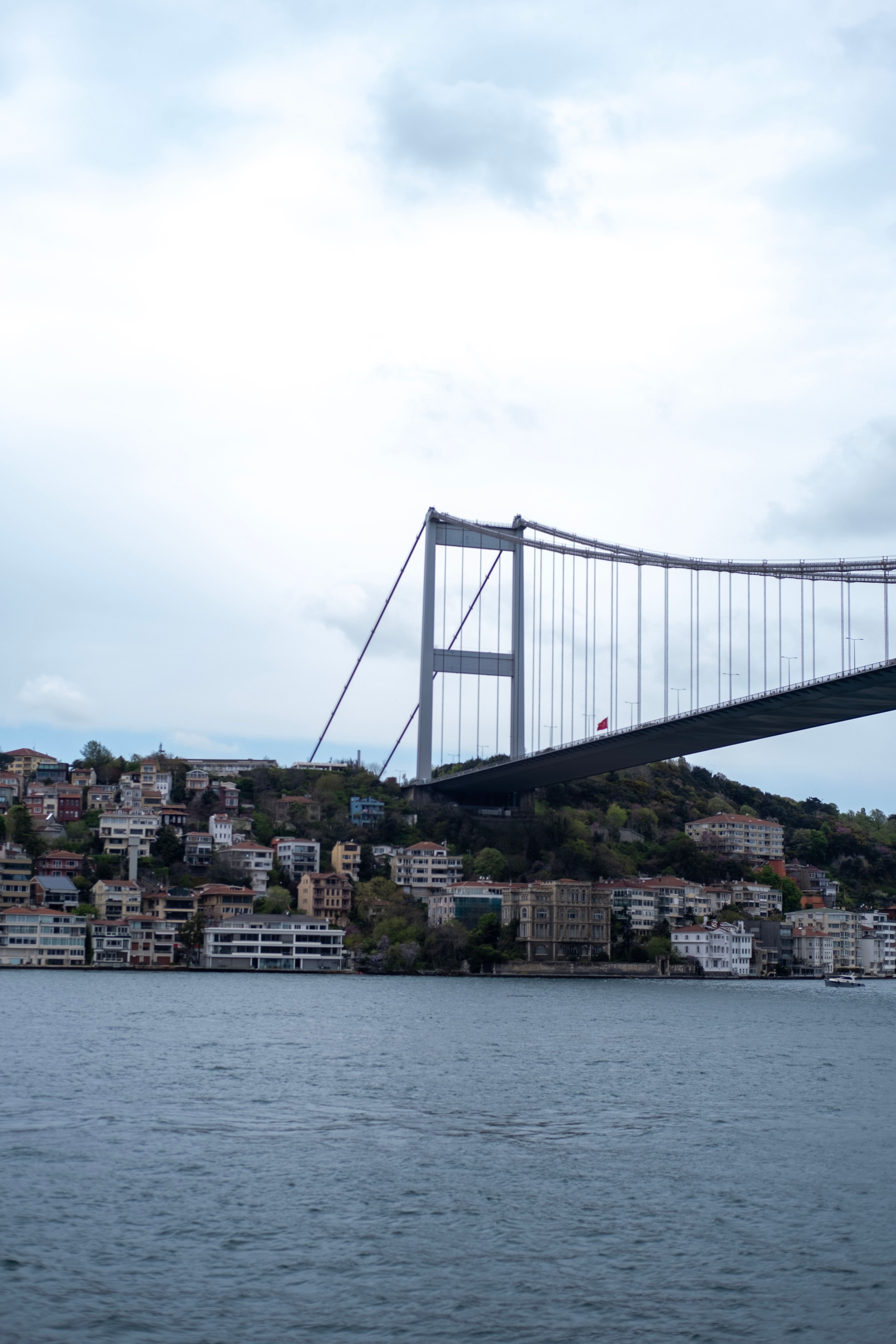 Suspension Bridge in Harbor in Turkey · Free Stock Photo