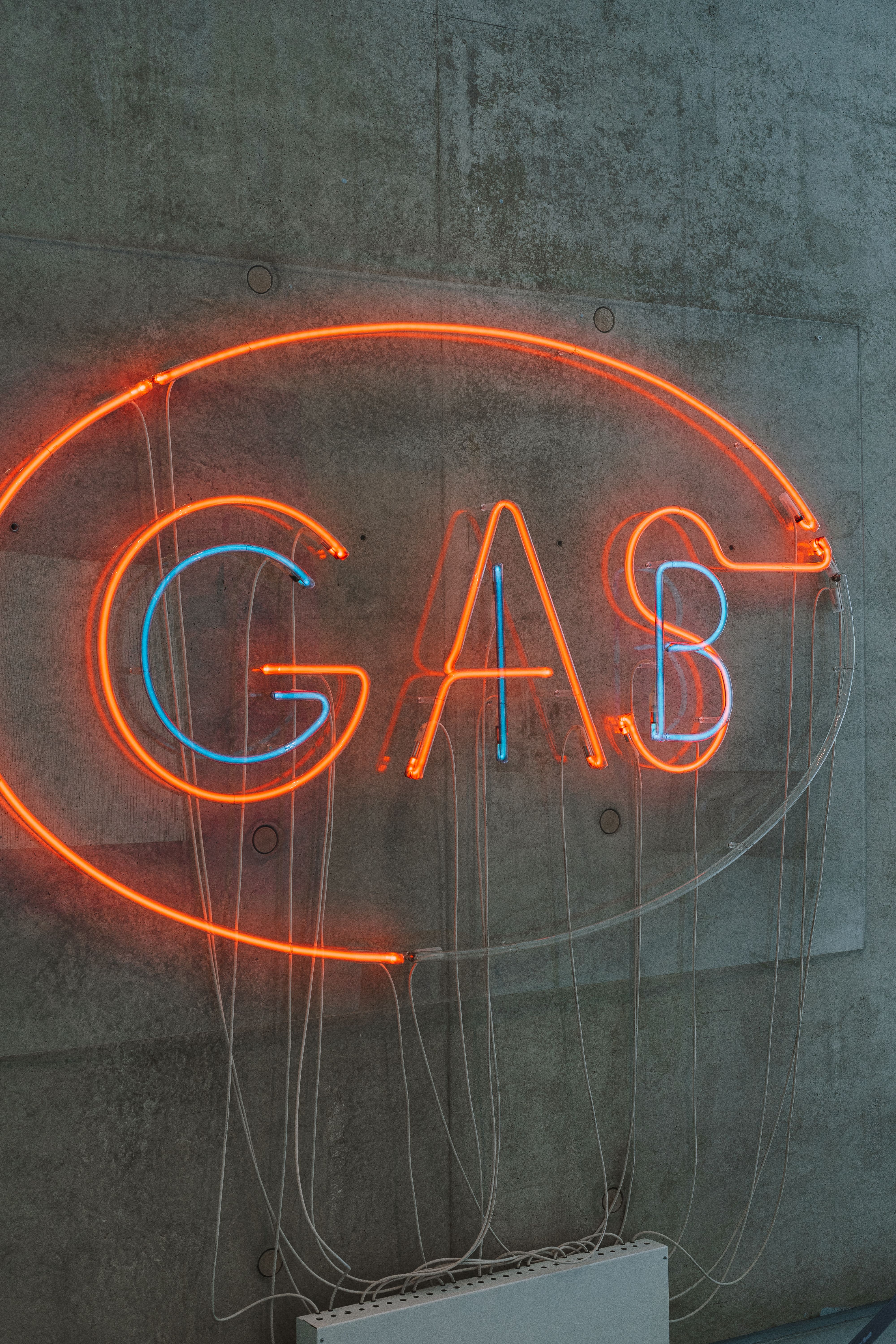 Neon Text on Wall · Free Stock Photo
