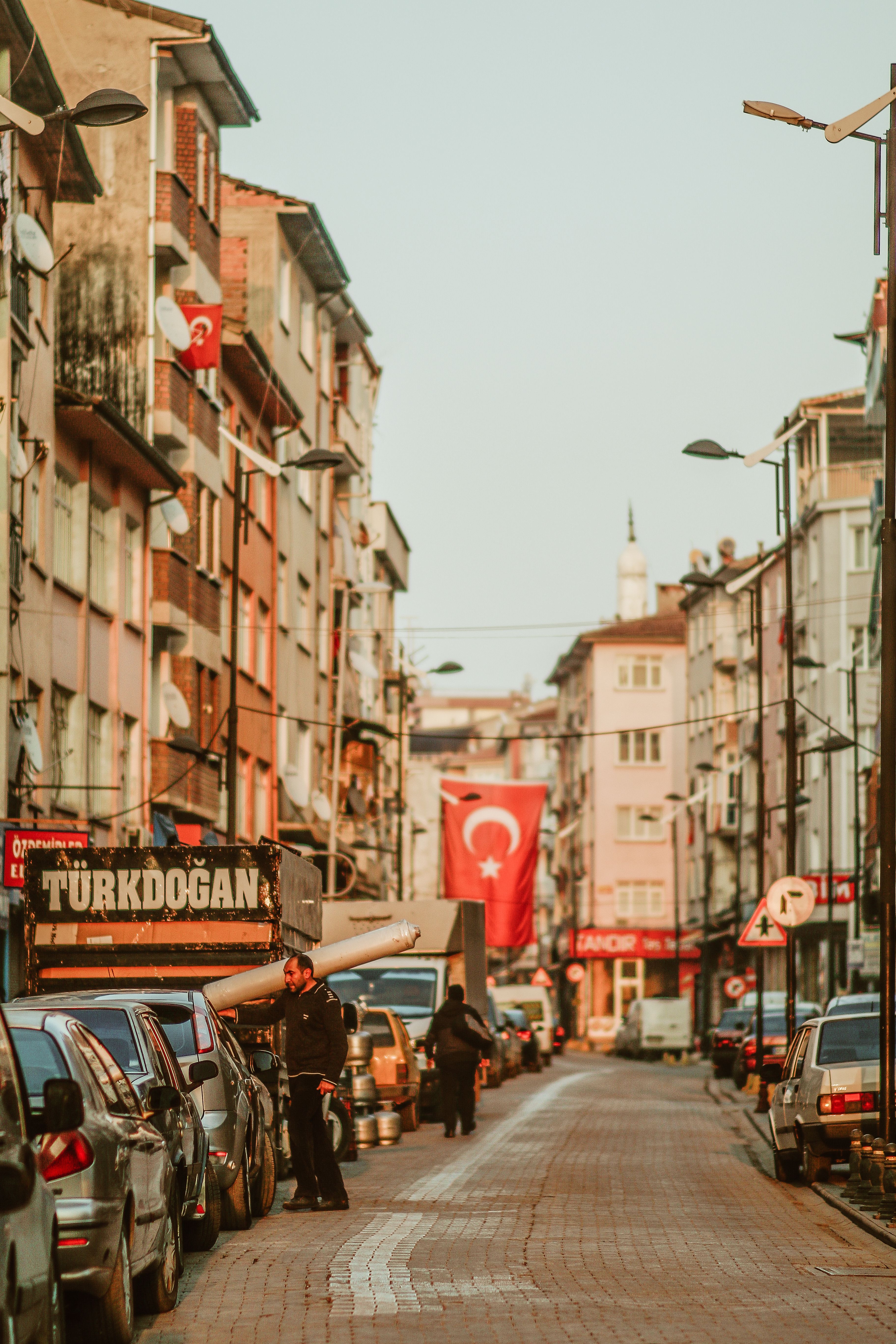 A City Street in a Turkish Town · Free Stock Photo