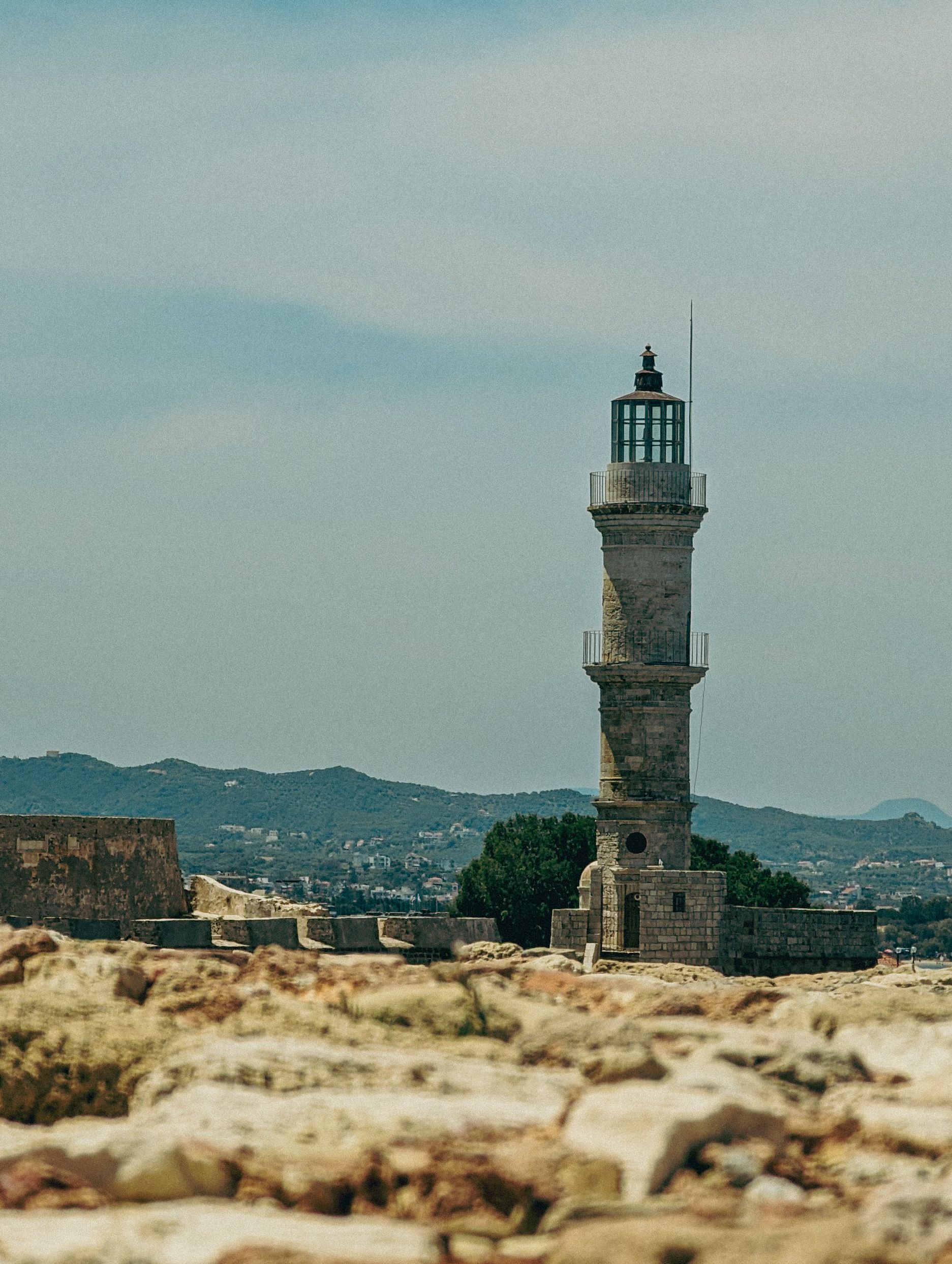 Chania Lighthouse on Crete · Free Stock Photo