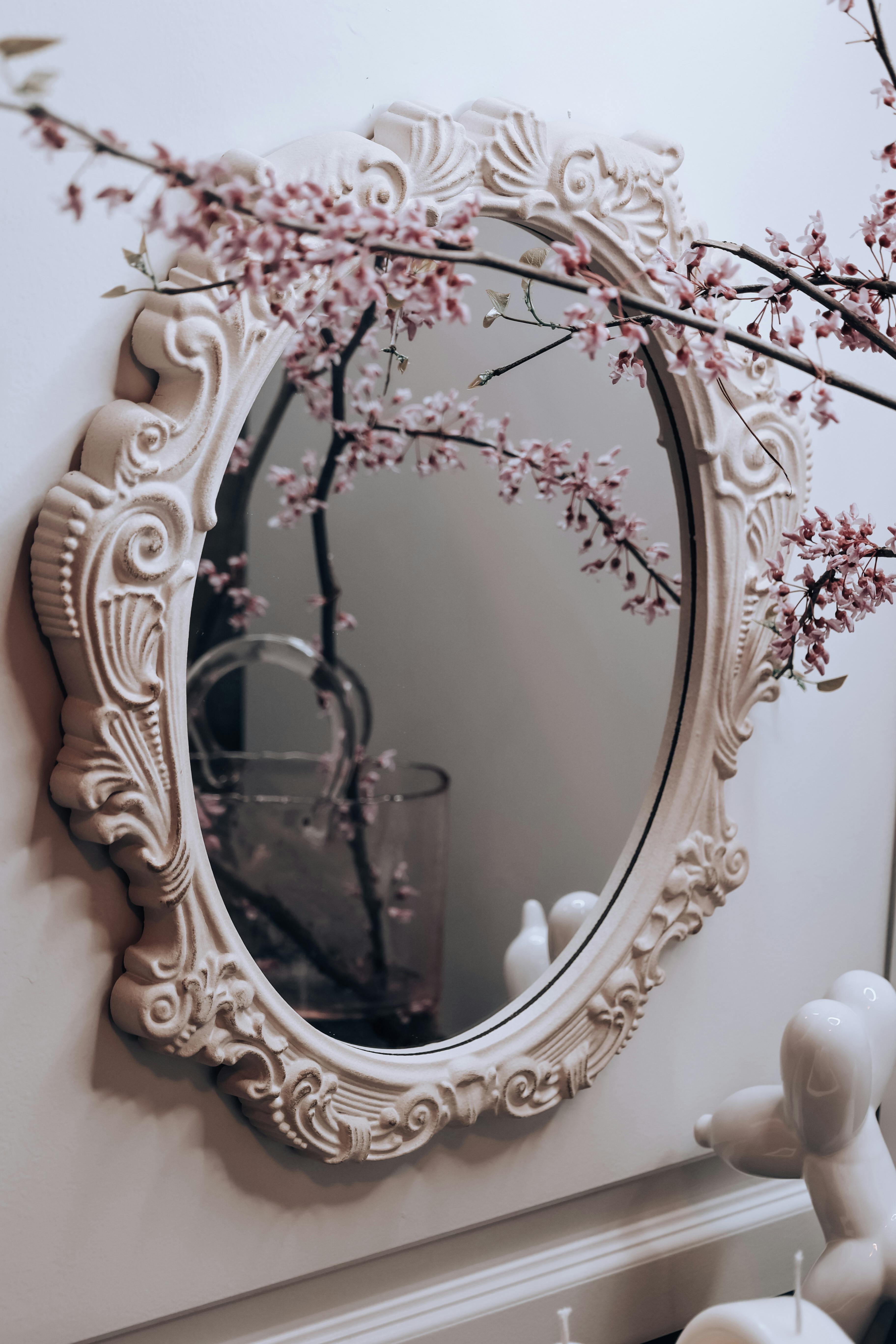 Cherry Blossoms over Mirror · Free Stock Photo