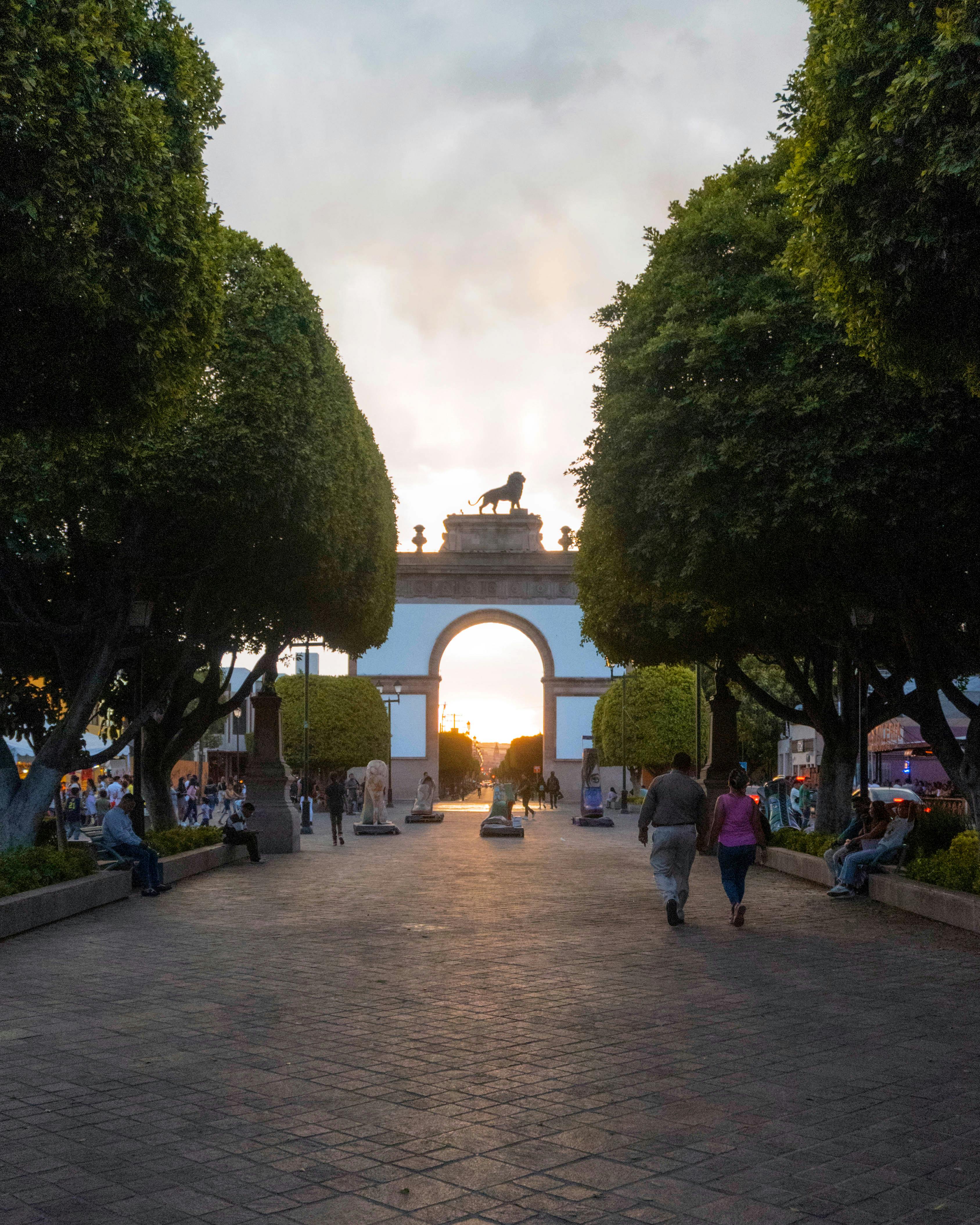 Triumphal Arch of the Causeway of the Heroes, Leon, Mexico · Free Stock ...