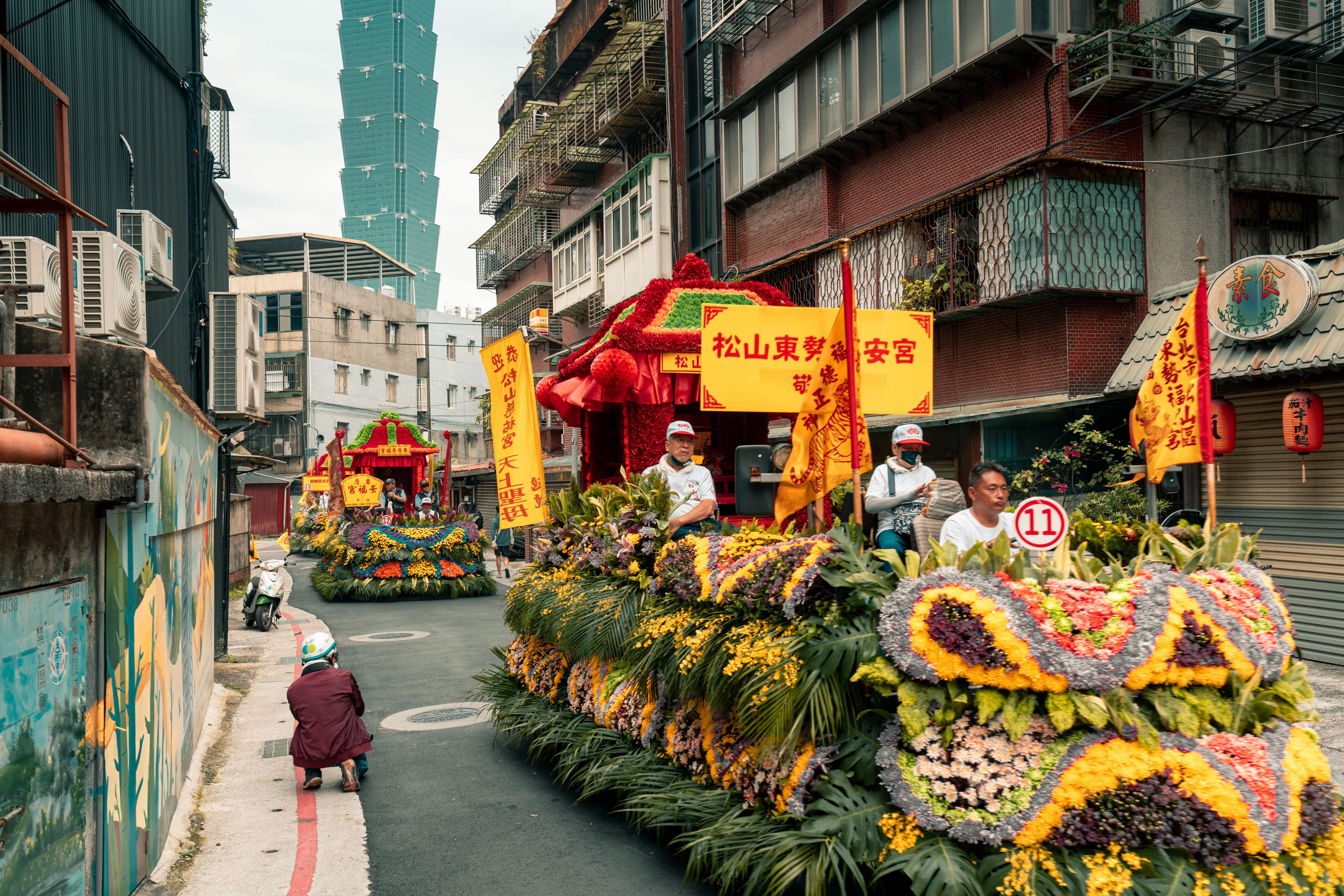 Colorful Parade on Street in City · Free Stock Photo
