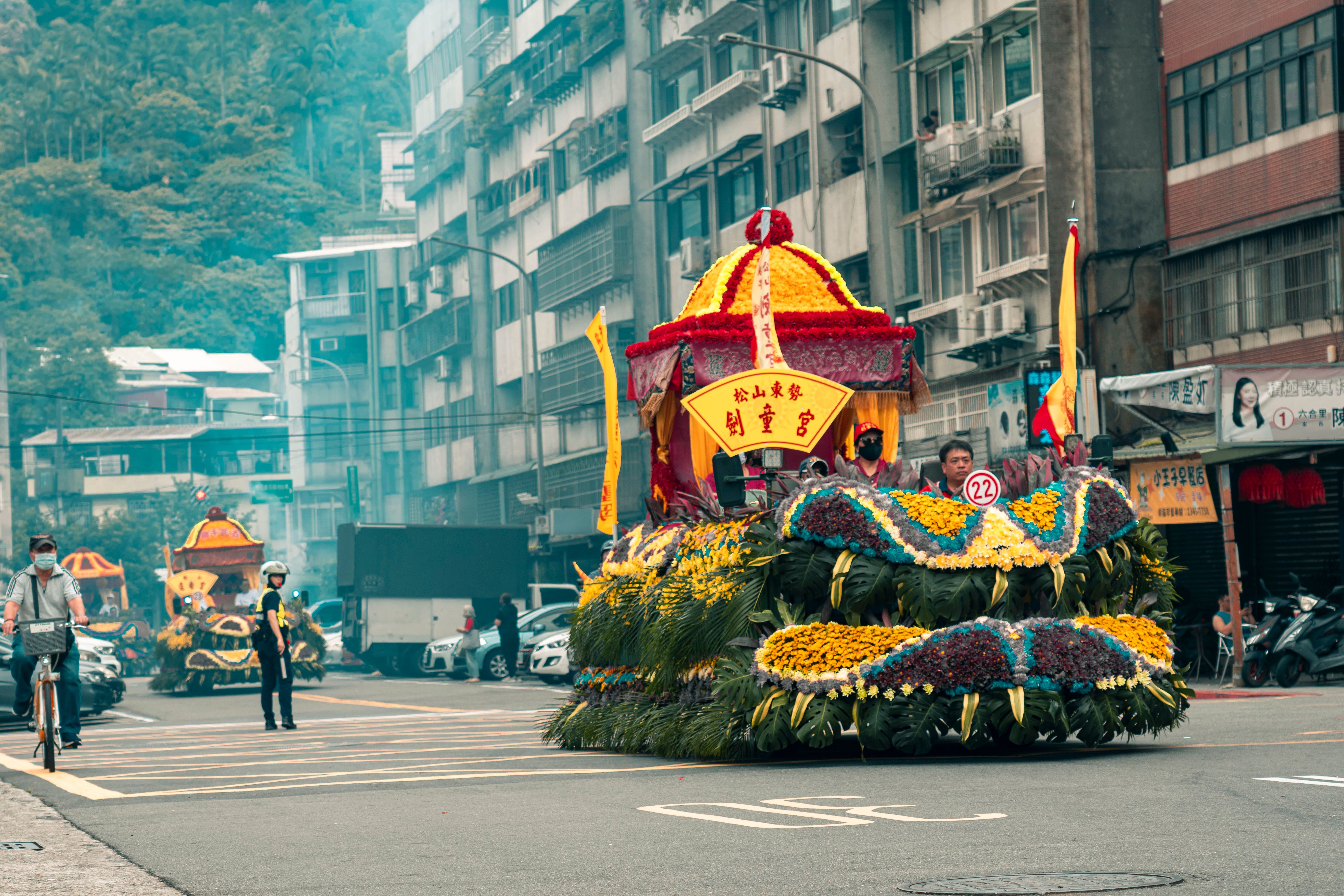 Parade on Street in City · Free Stock Photo