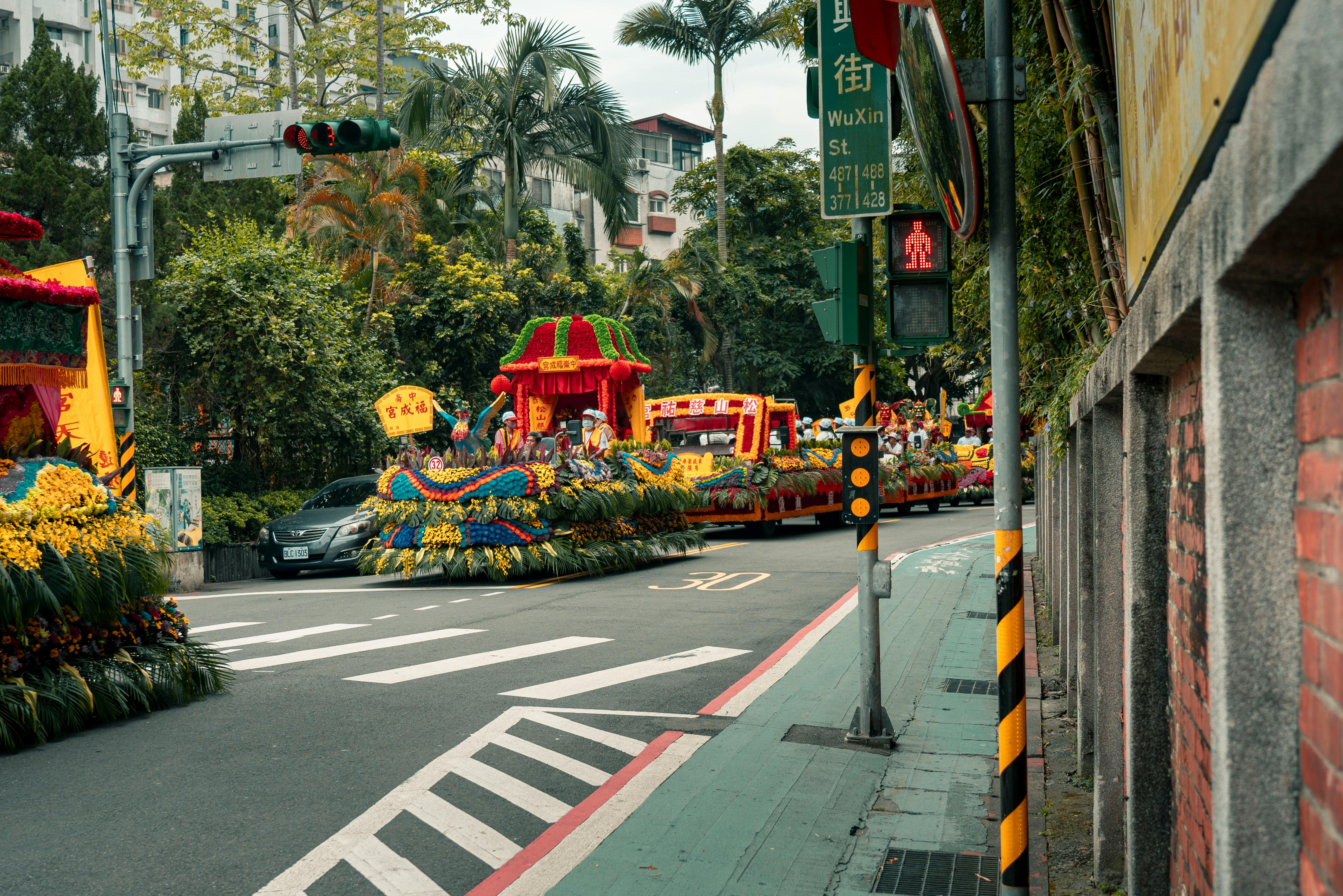 Colorful Parade on Street · Free Stock Photo