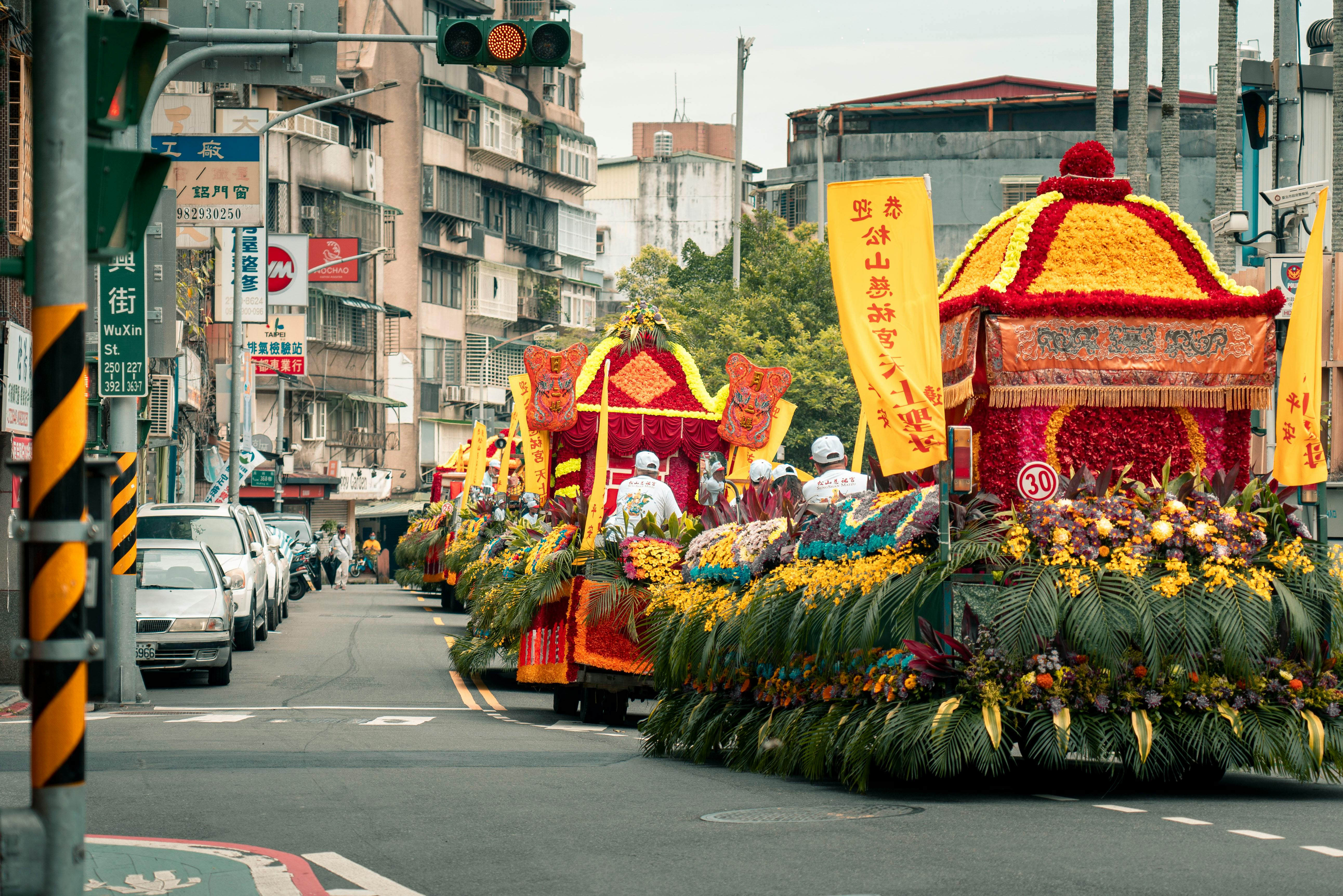 Colorful Parade in City · Free Stock Photo