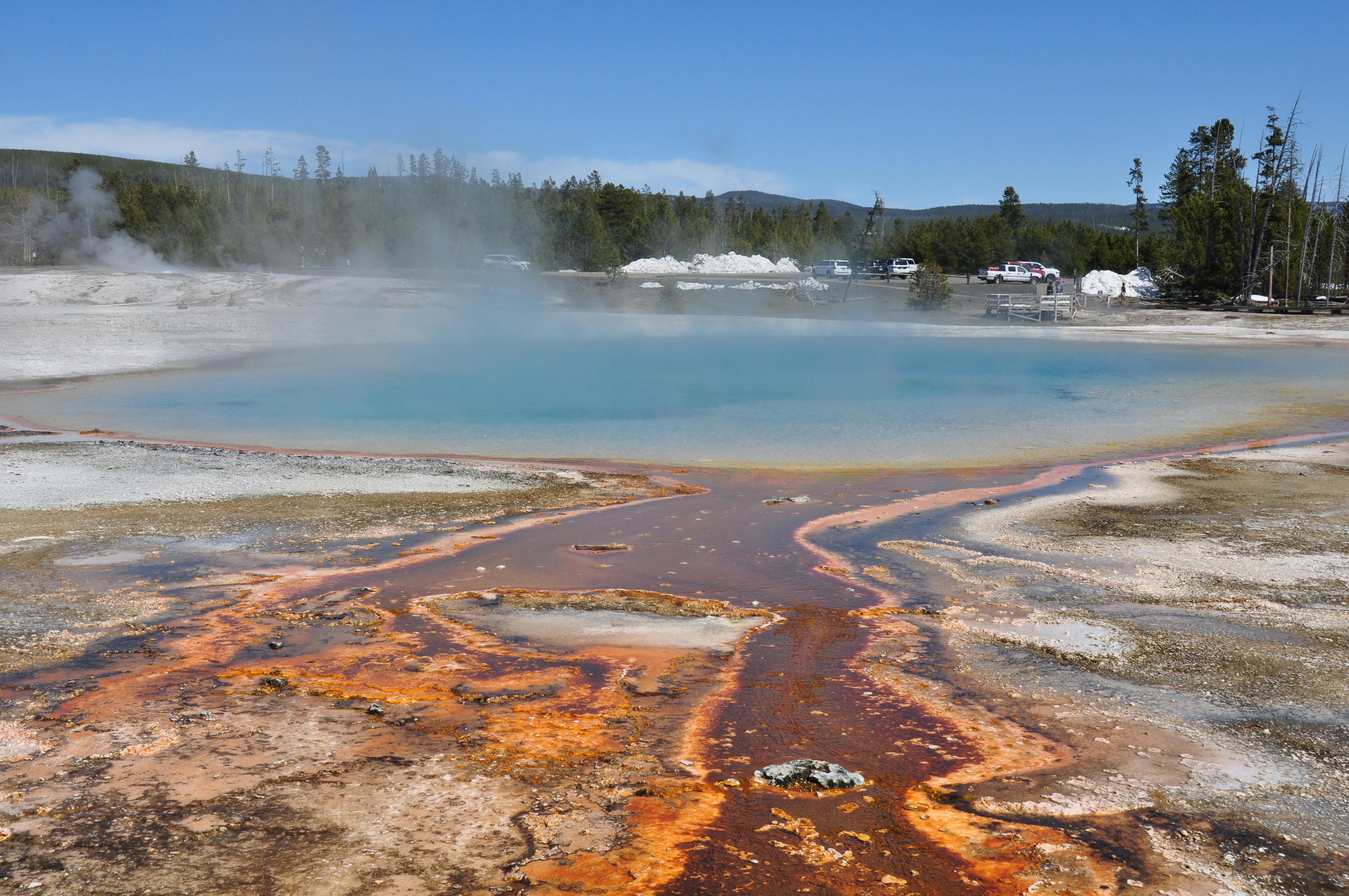 Steam over Geyser · Free Stock Photo