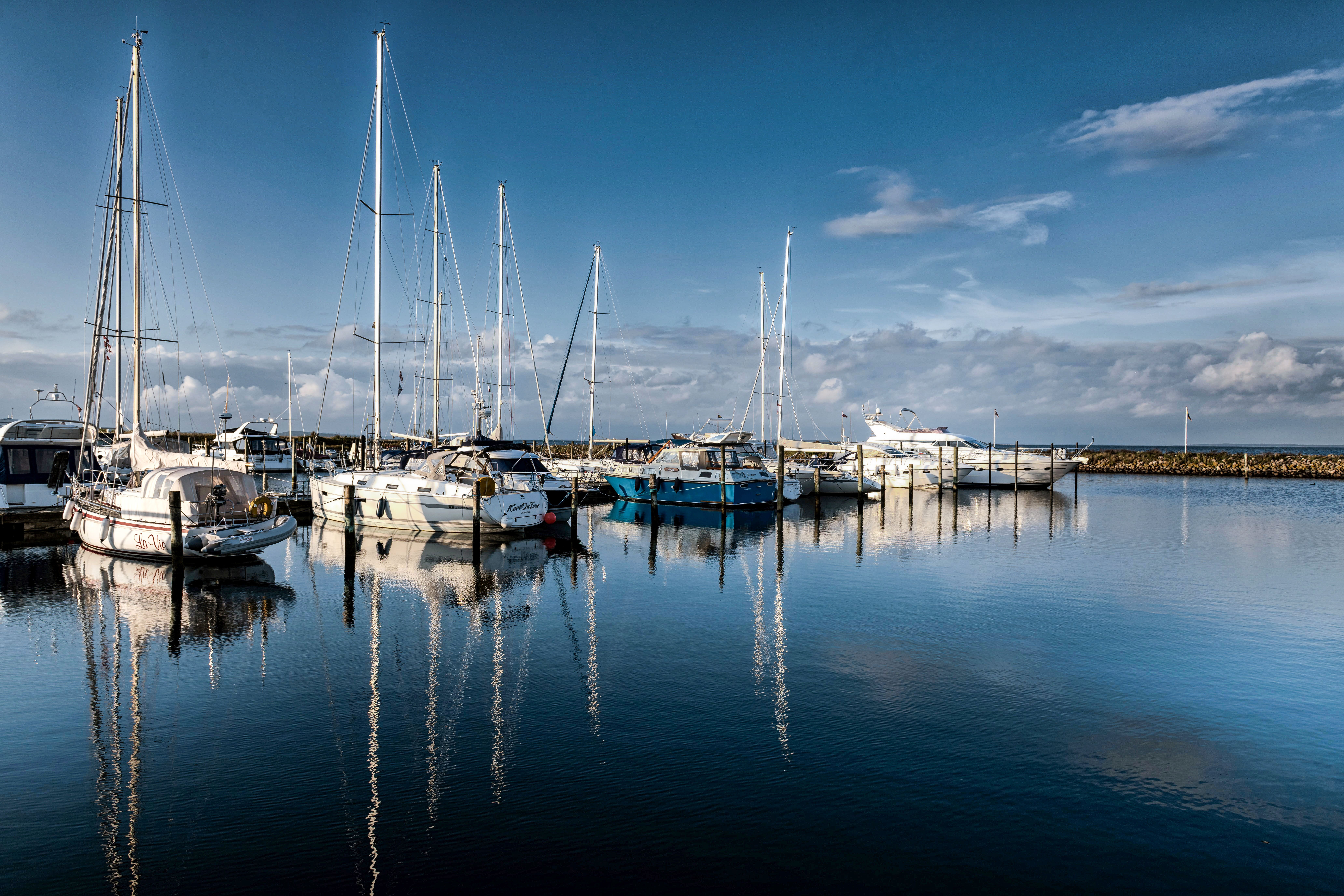 Sailboats in Marina in Denmark · Free Stock Photo
