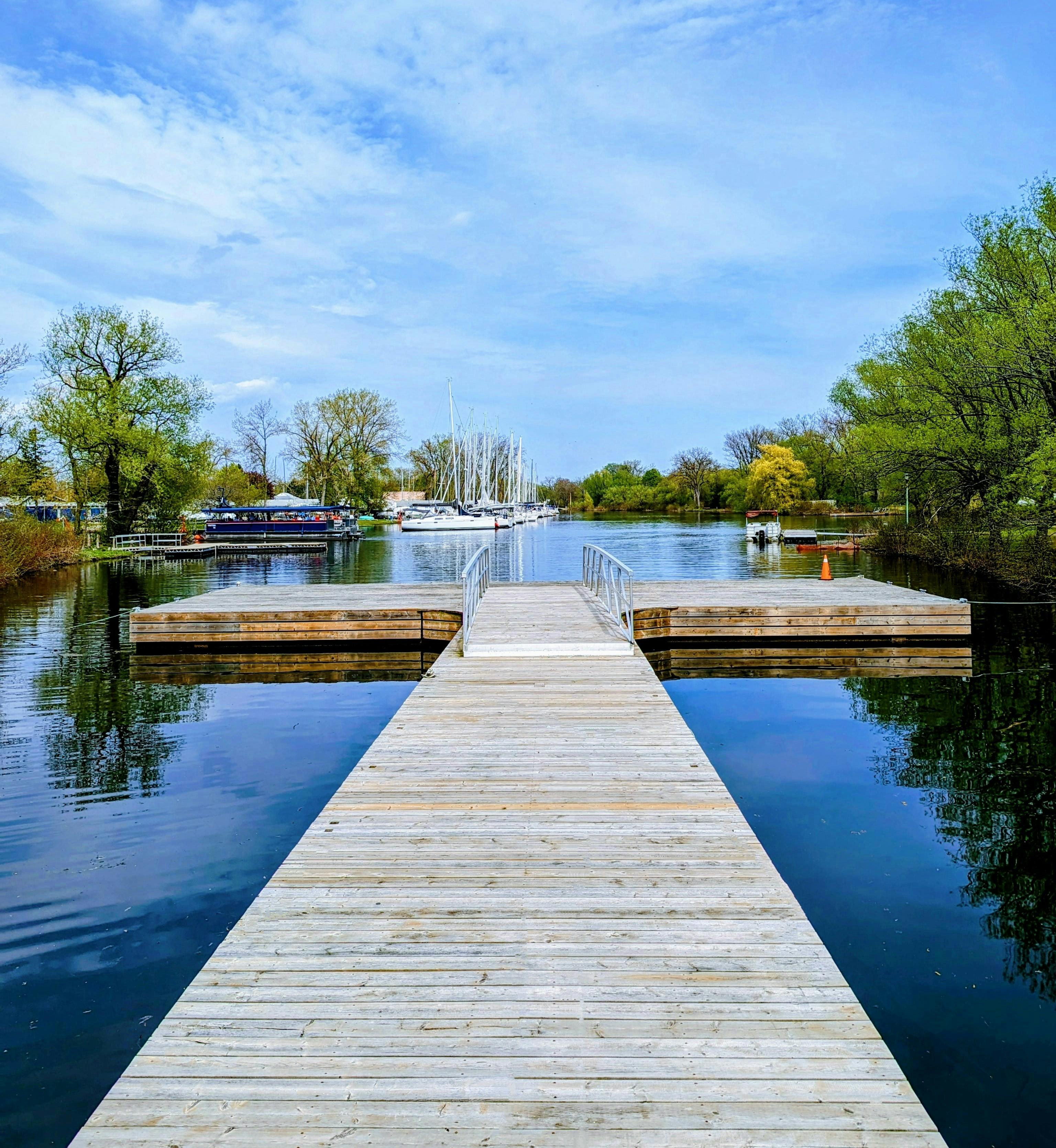 Wooden Jetty Extending into Lake · Free Stock Photo