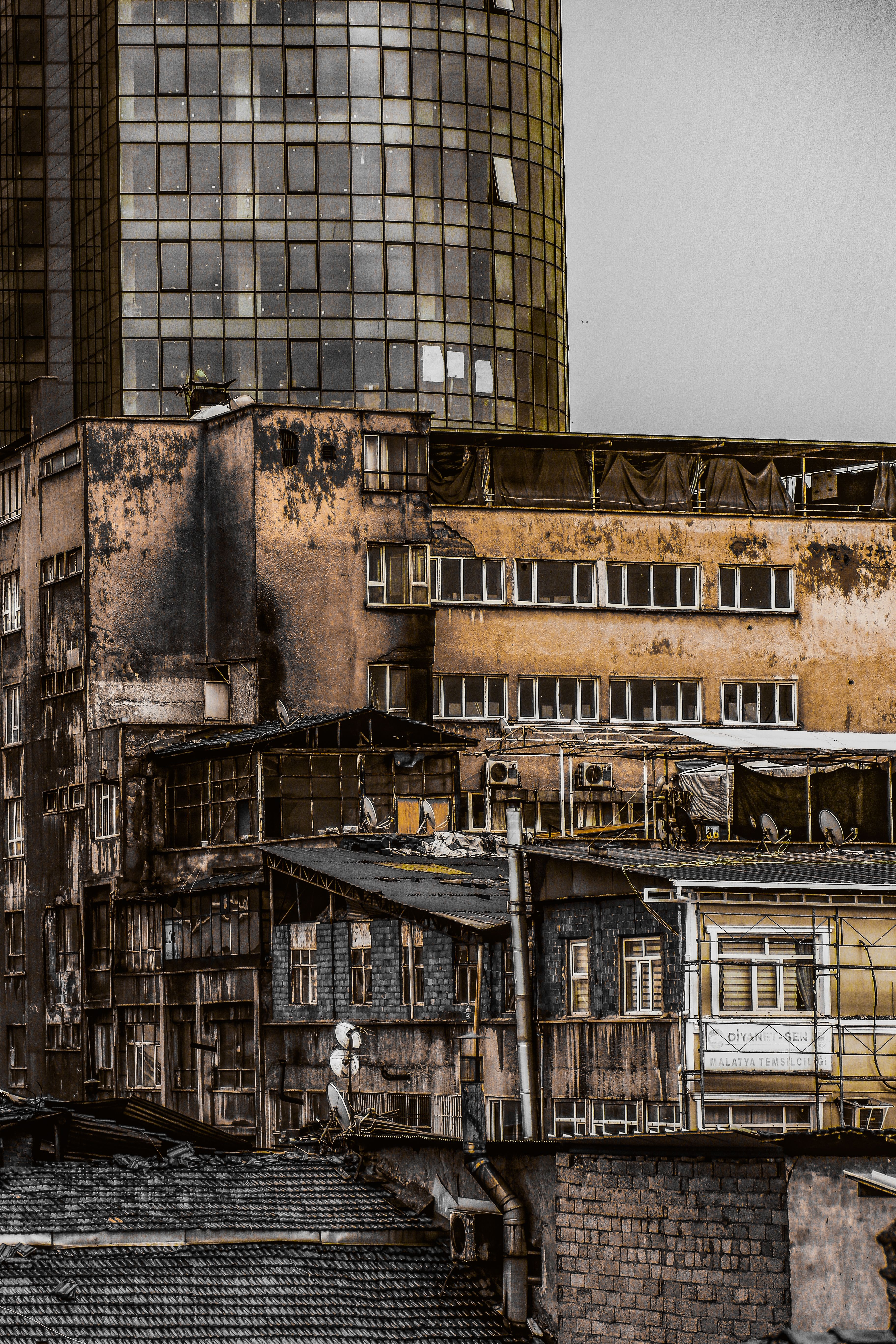 Broken Abandoned Buildings in City · Free Stock Photo