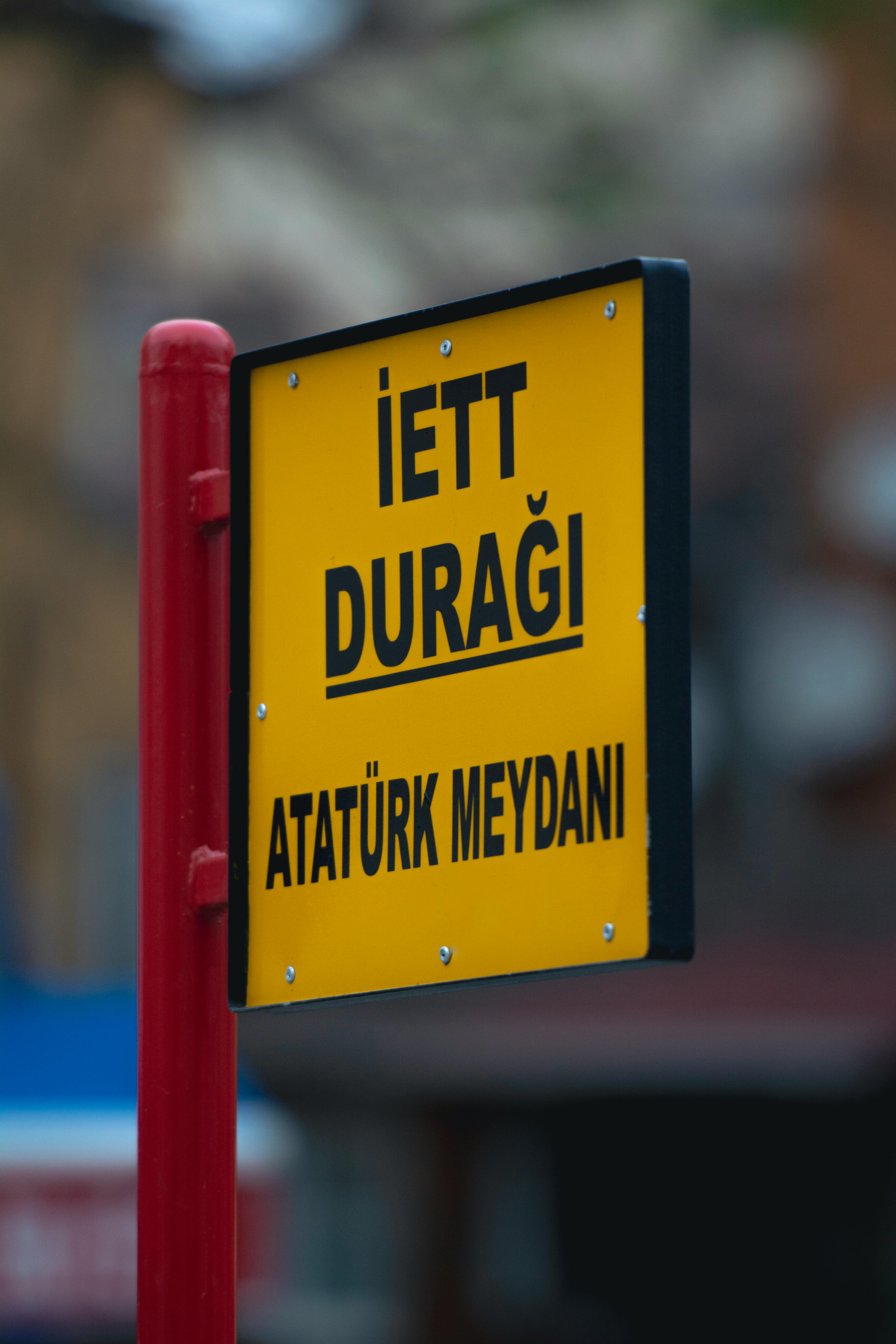 Warning Turkish Sign · Free Stock Photo