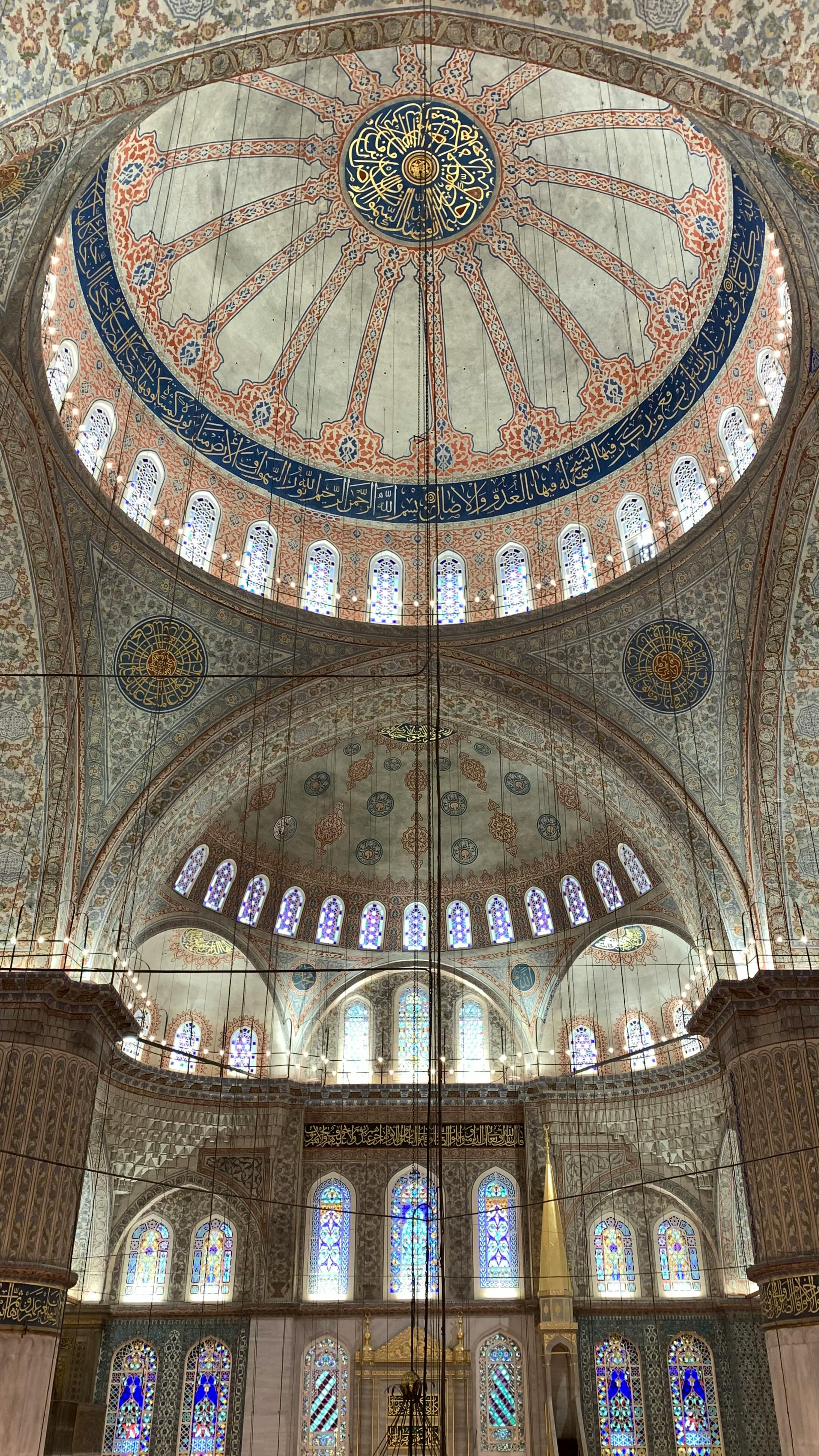 Ceiling in Blue Mosque in Istanbul, Turkey · Free Stock Photo