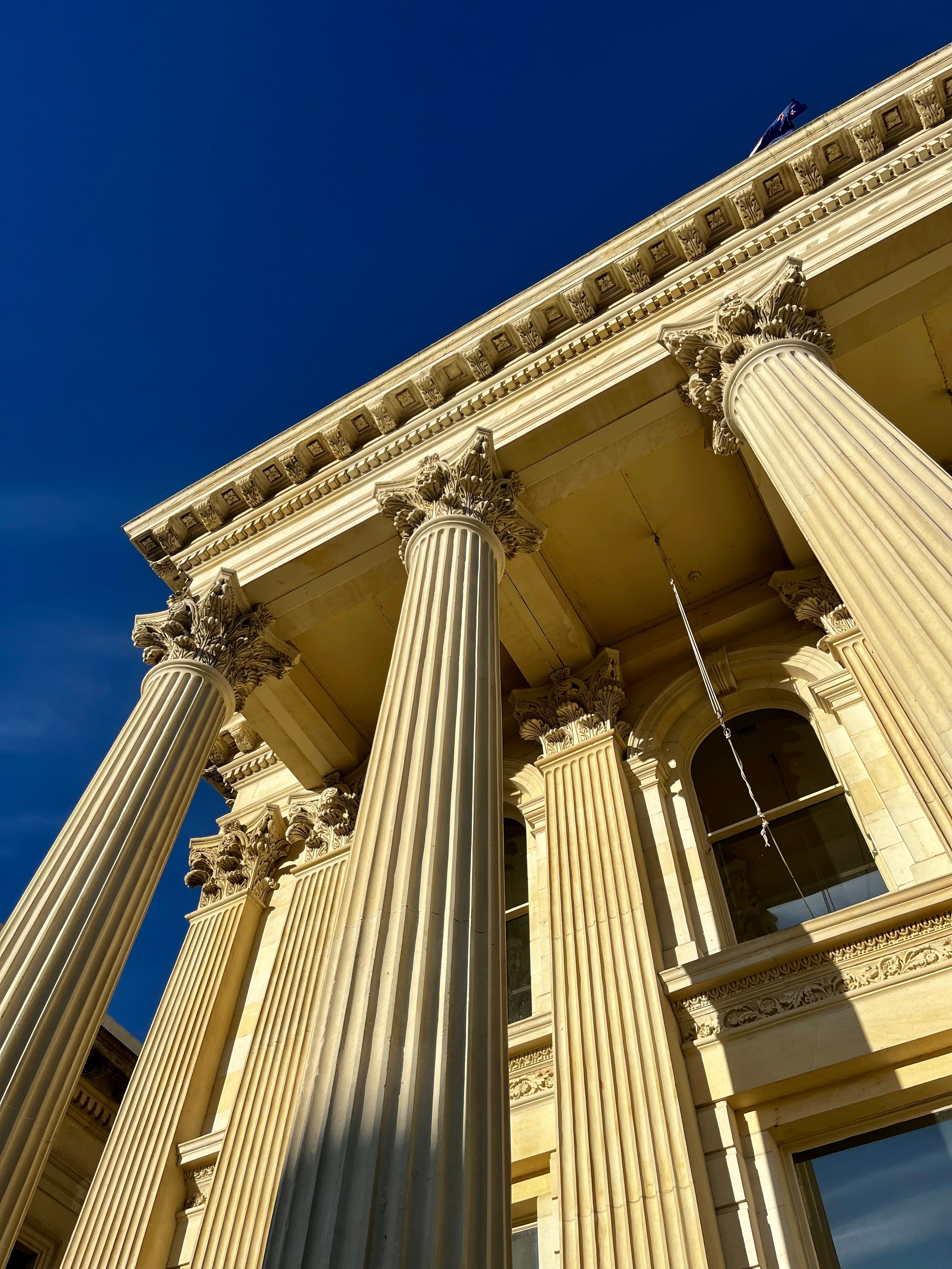 A Building with Columns · Free Stock Photo