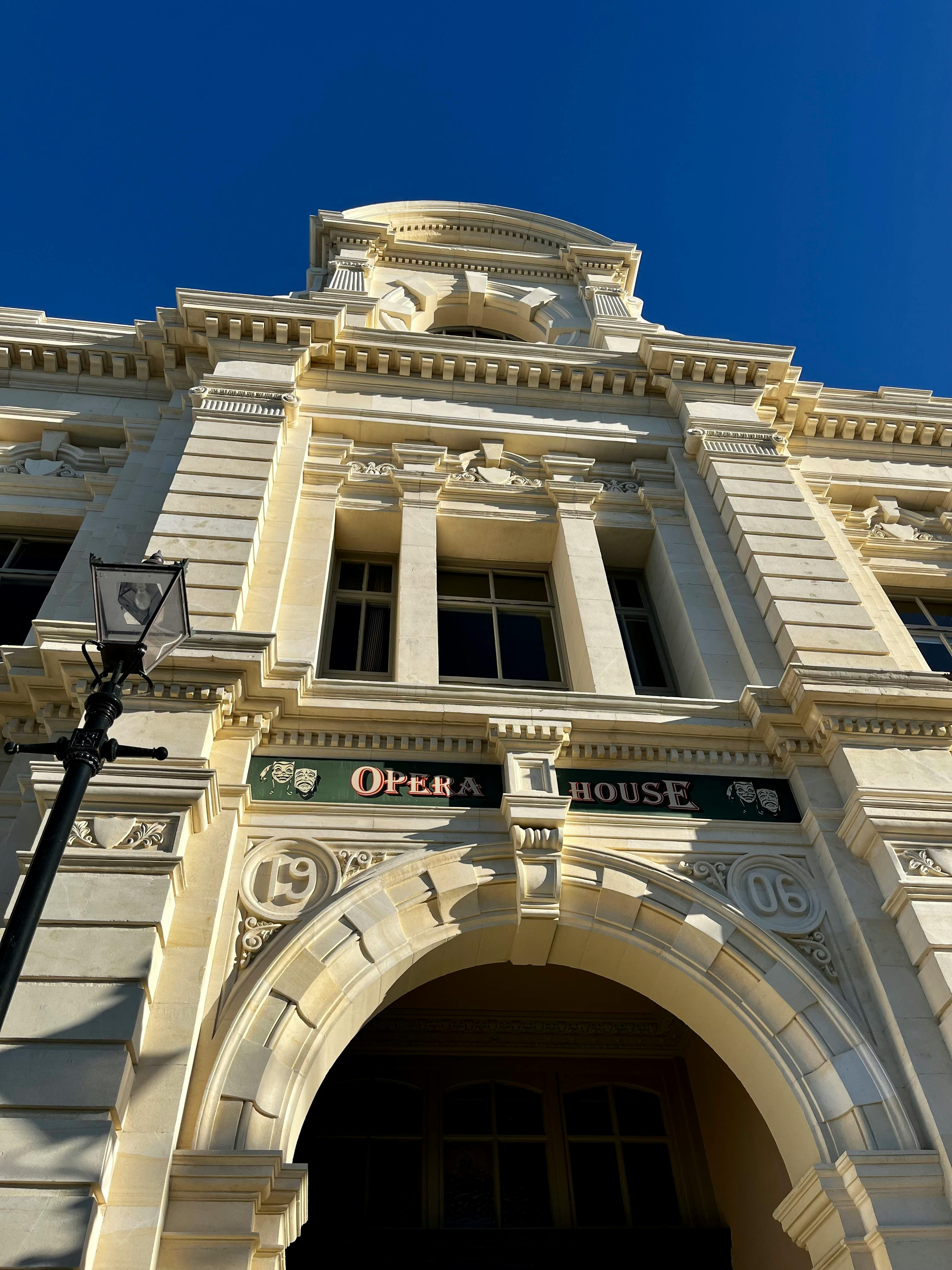Low Angle Shot of Opera House Facade · Free Stock Photo