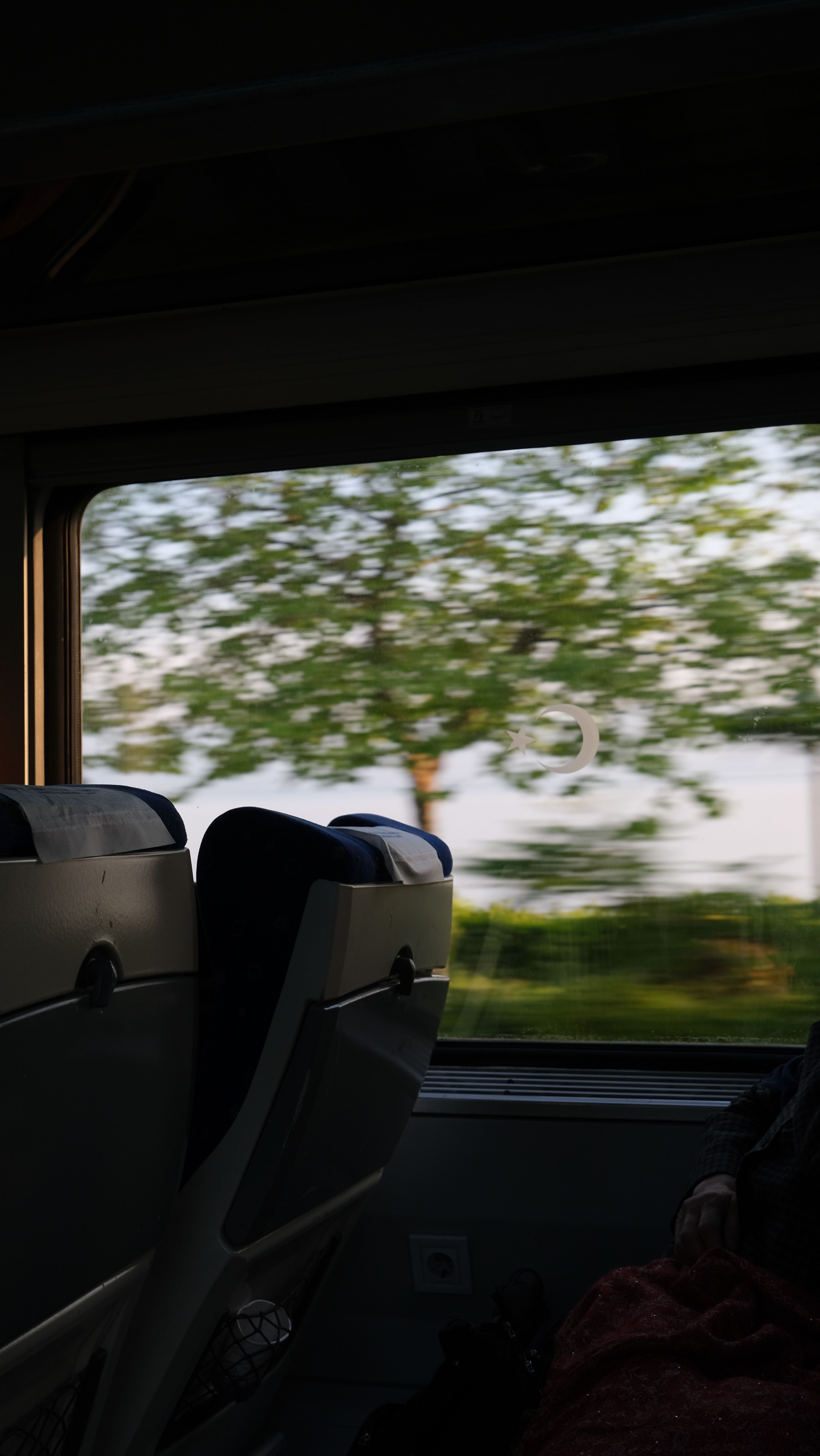 Train Window Seat Wallpaper