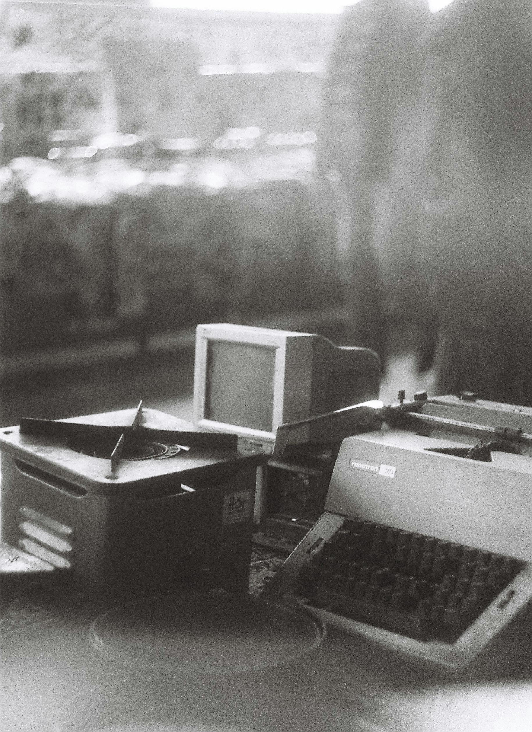 Typewriter and Old Computer · Free Stock Photo