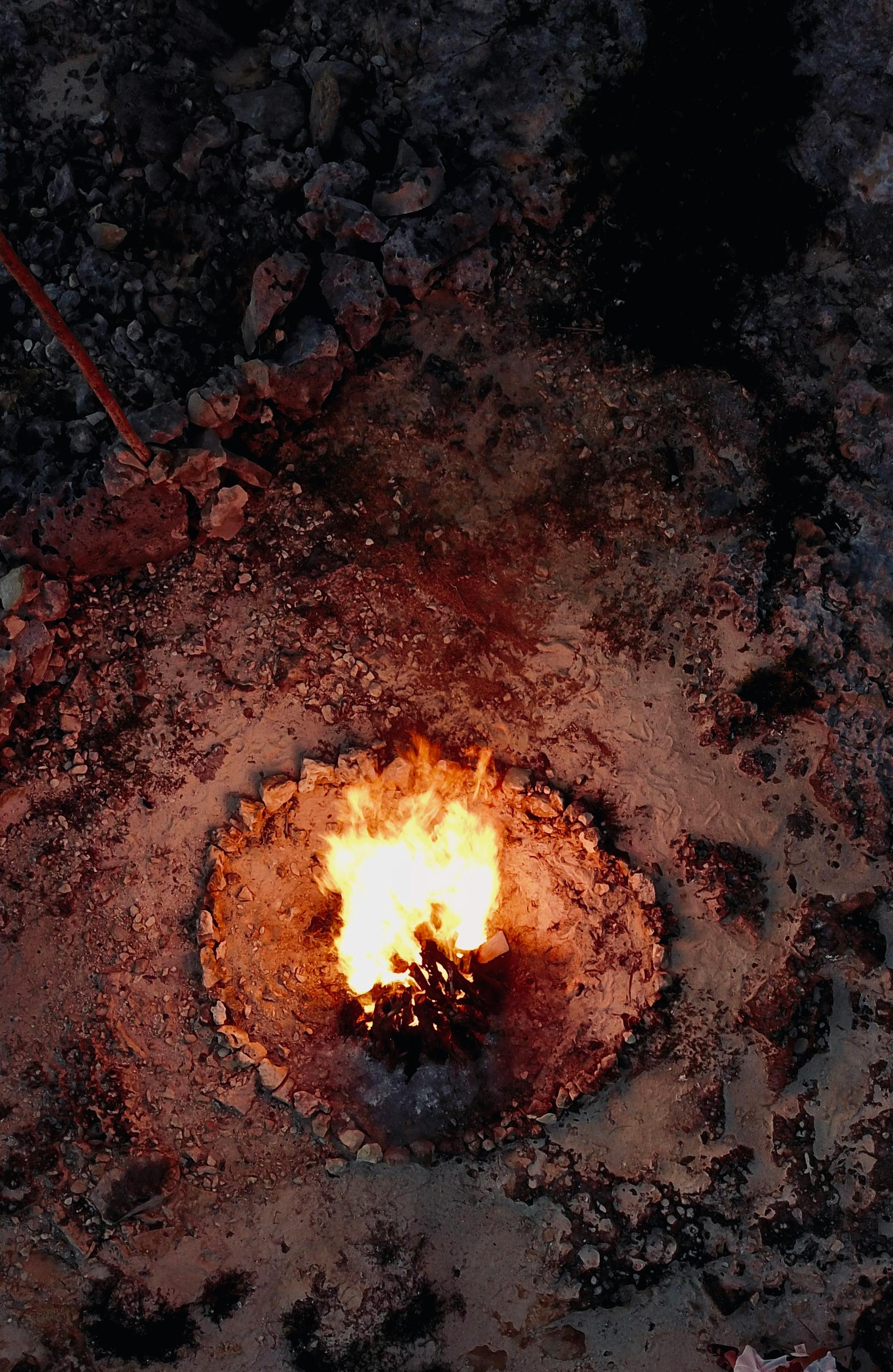 Birds Eye View of Bonfire · Free Stock Photo