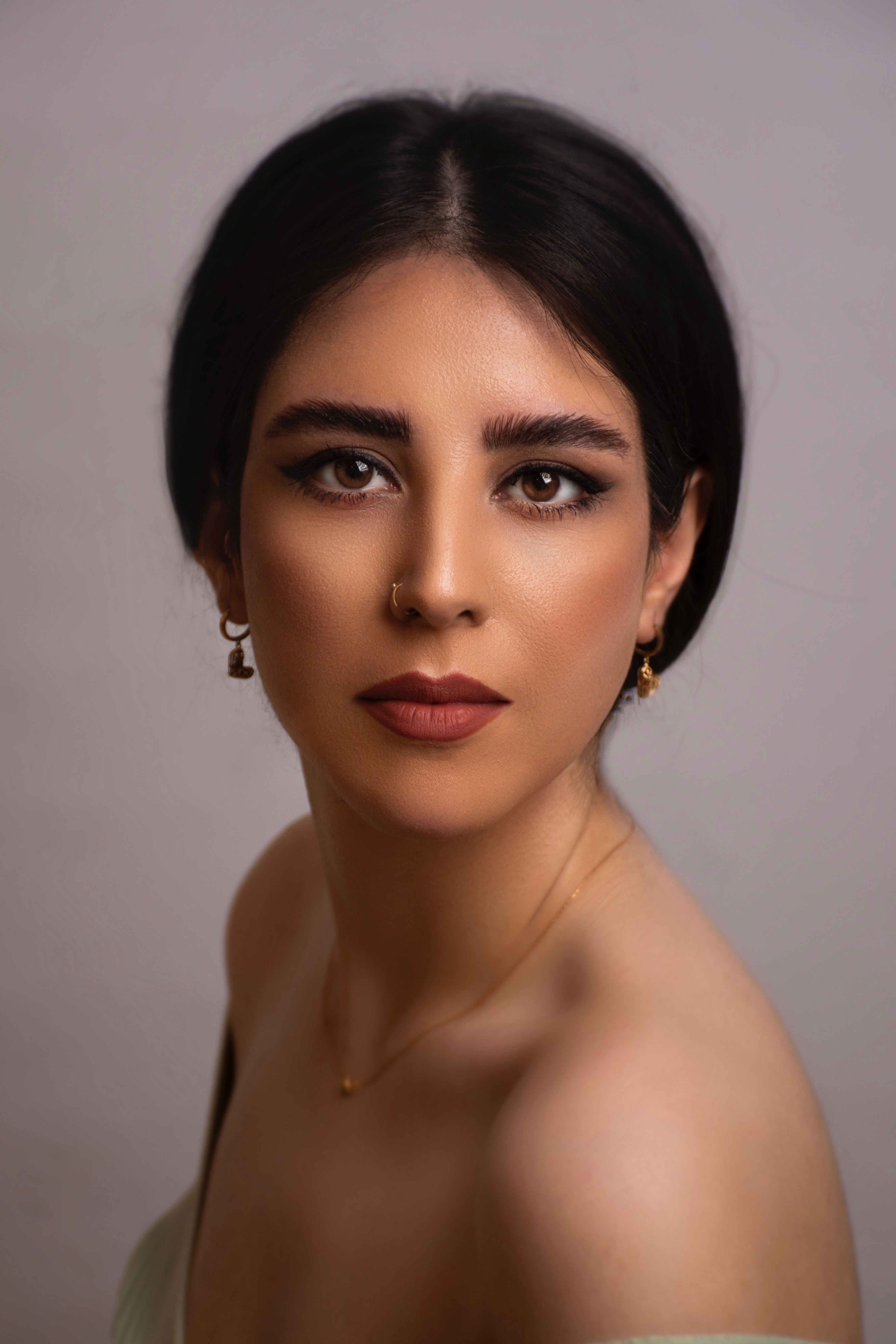 Portrait of Woman with Lipstick · Free Stock Photo