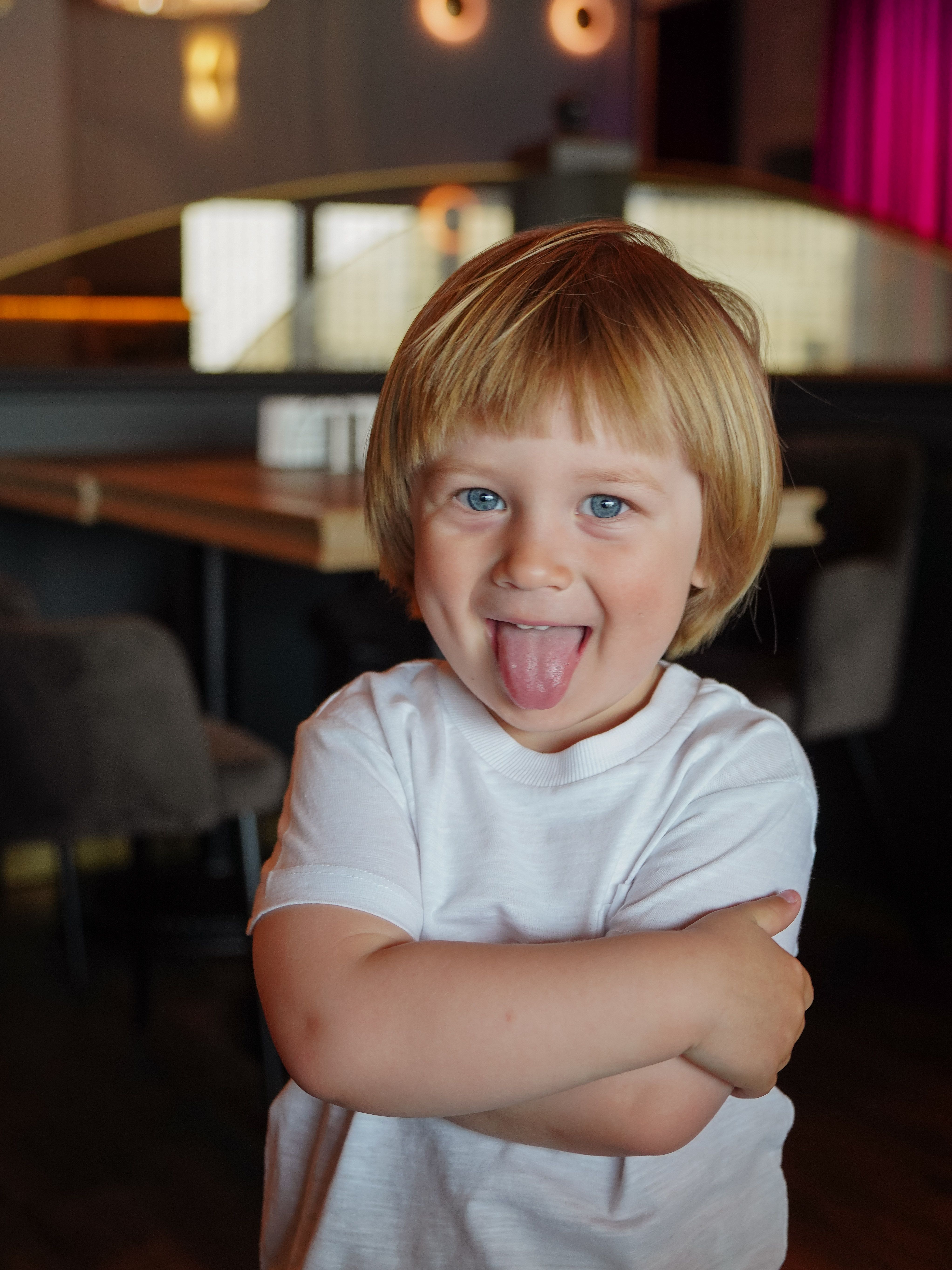 Child Goofing around · Free Stock Photo