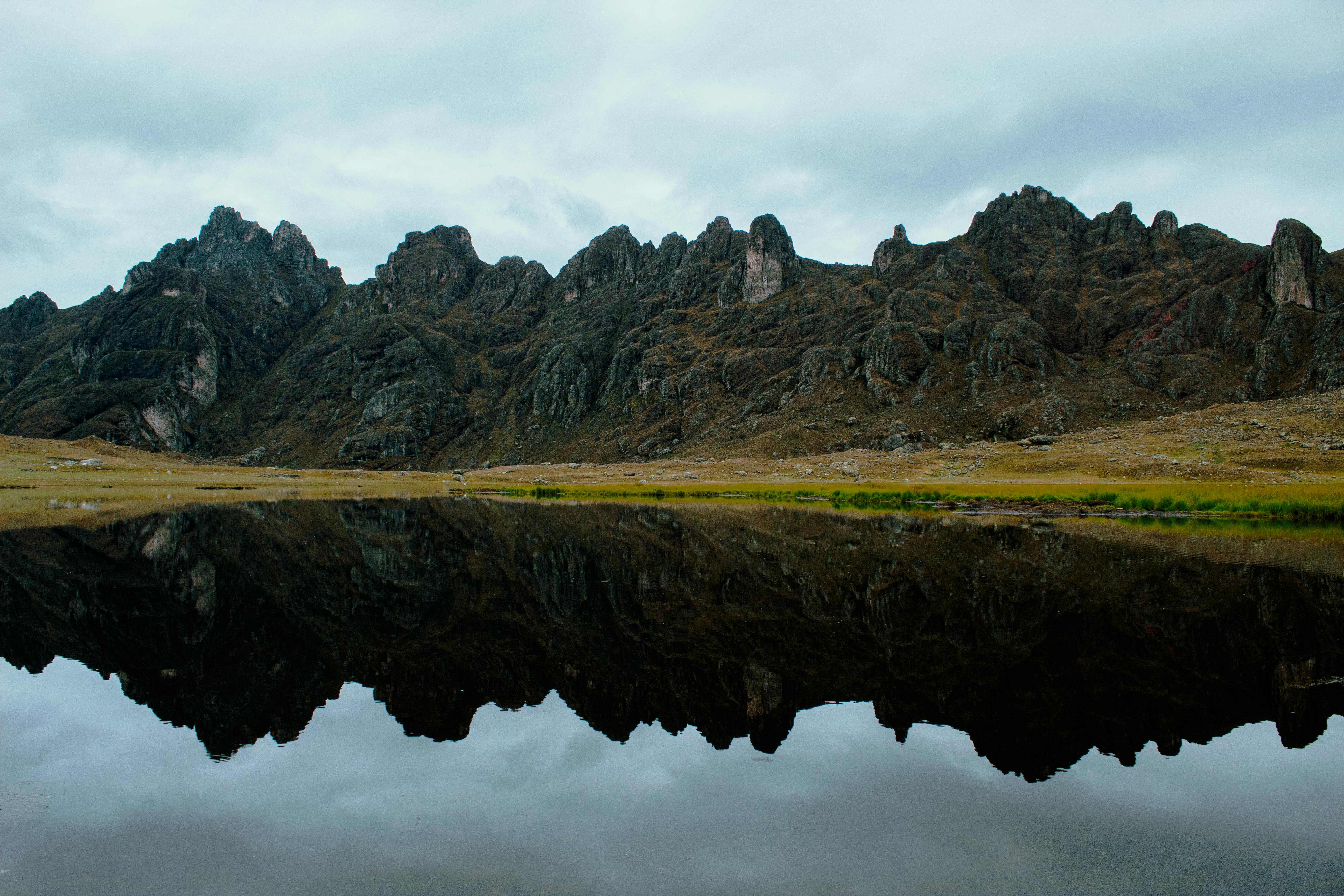 Rocks Reflection in Lake · Free Stock Photo