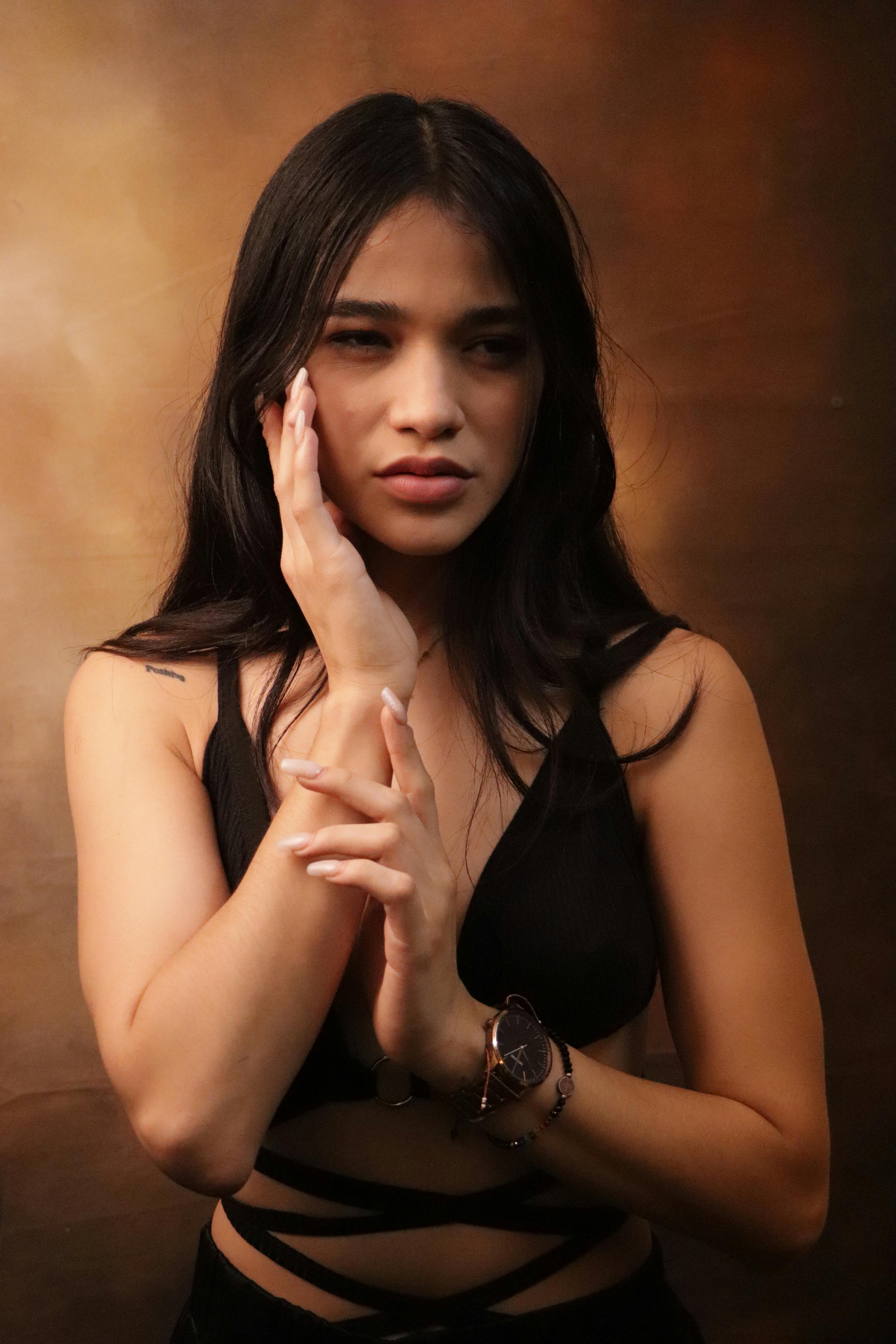 Foto de stock gratuita sobre beauty, brunette, cara, fotografía de moda, morena, portrait ...