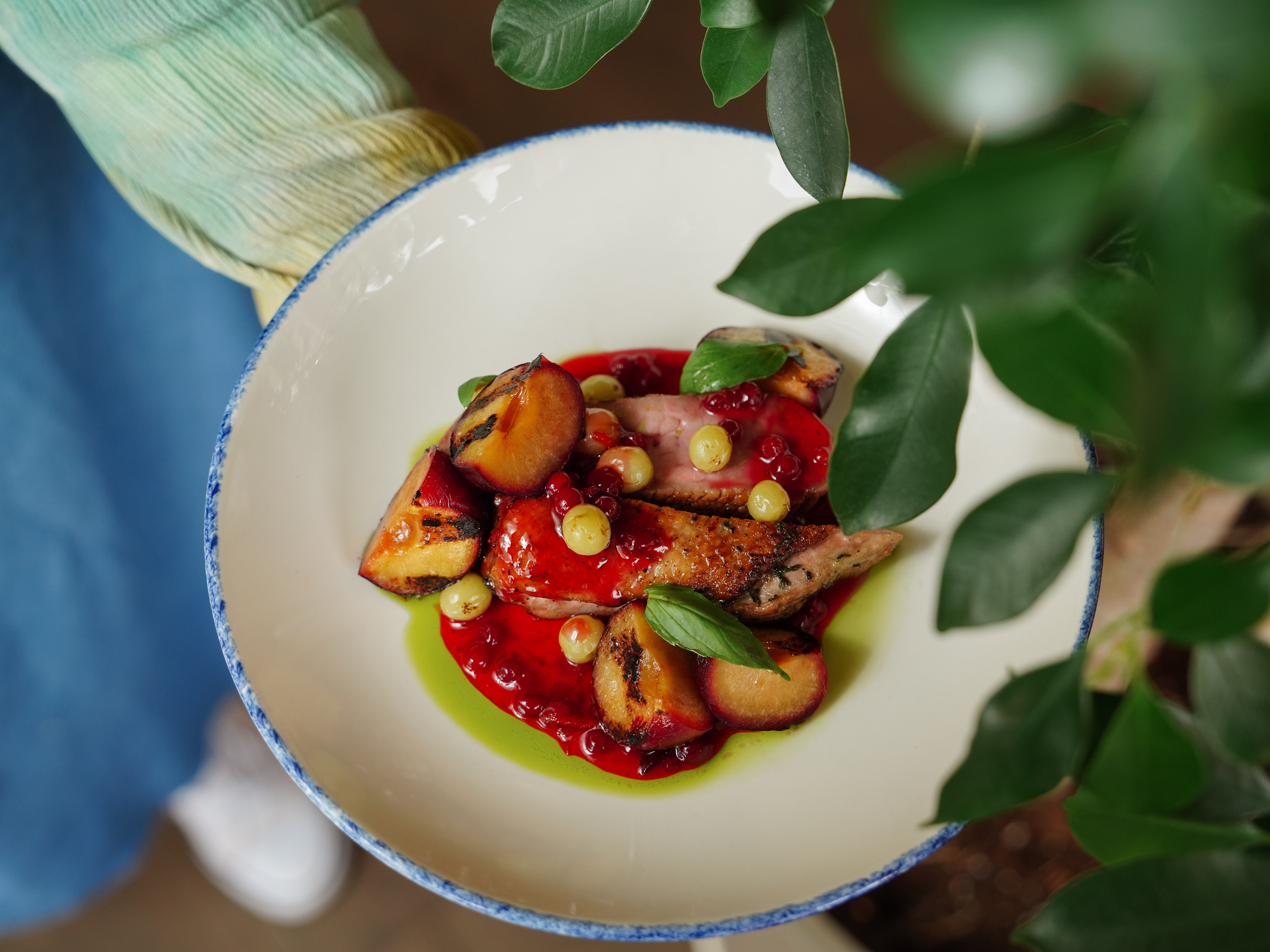 Delicious Meal with Chilli on Plate · Free Stock Photo