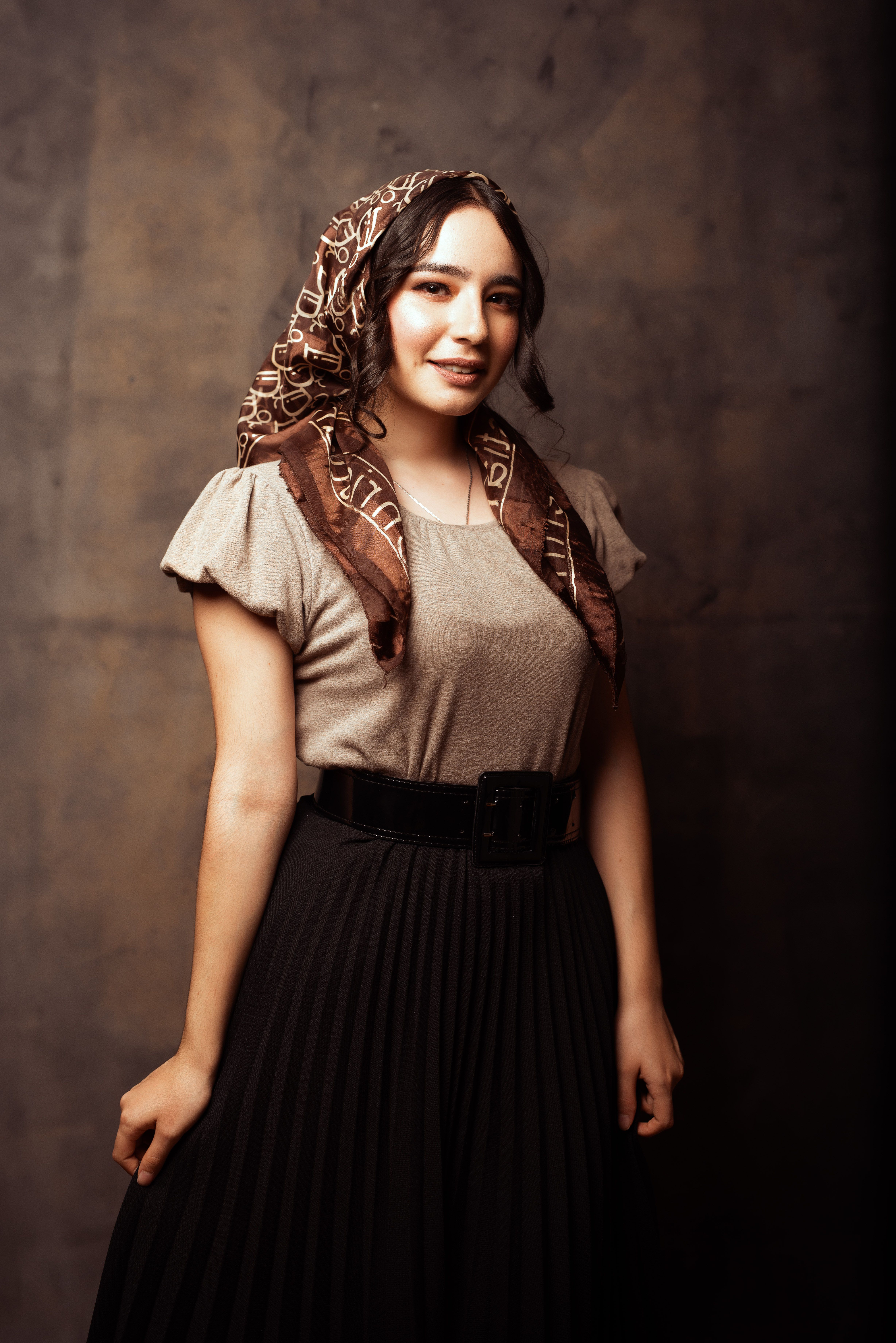 Woman Posing in Shawl · Free Stock Photo