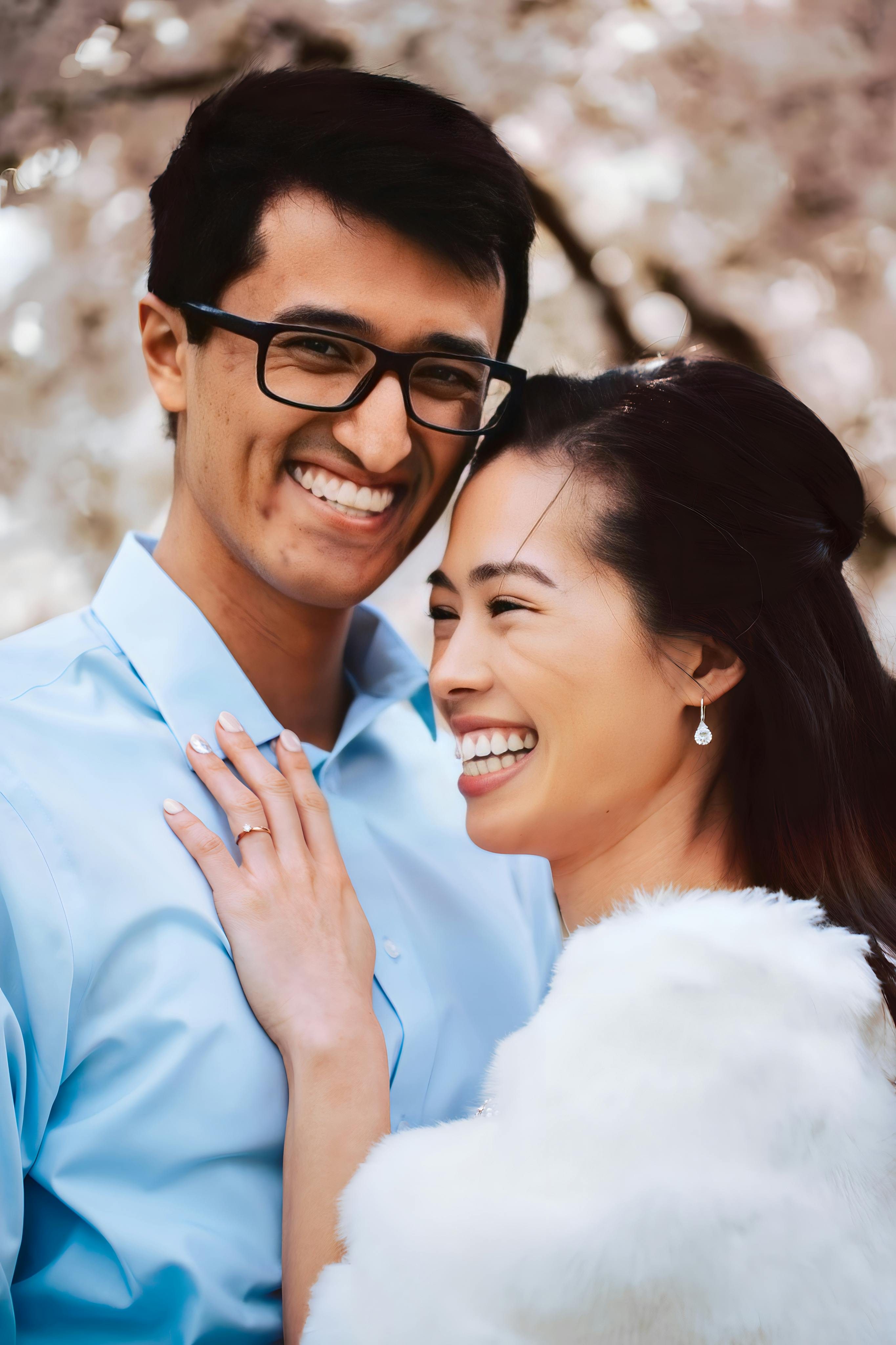 Asian Couples Love Story - Asian Engagement Shoot in Blossom · Free ...