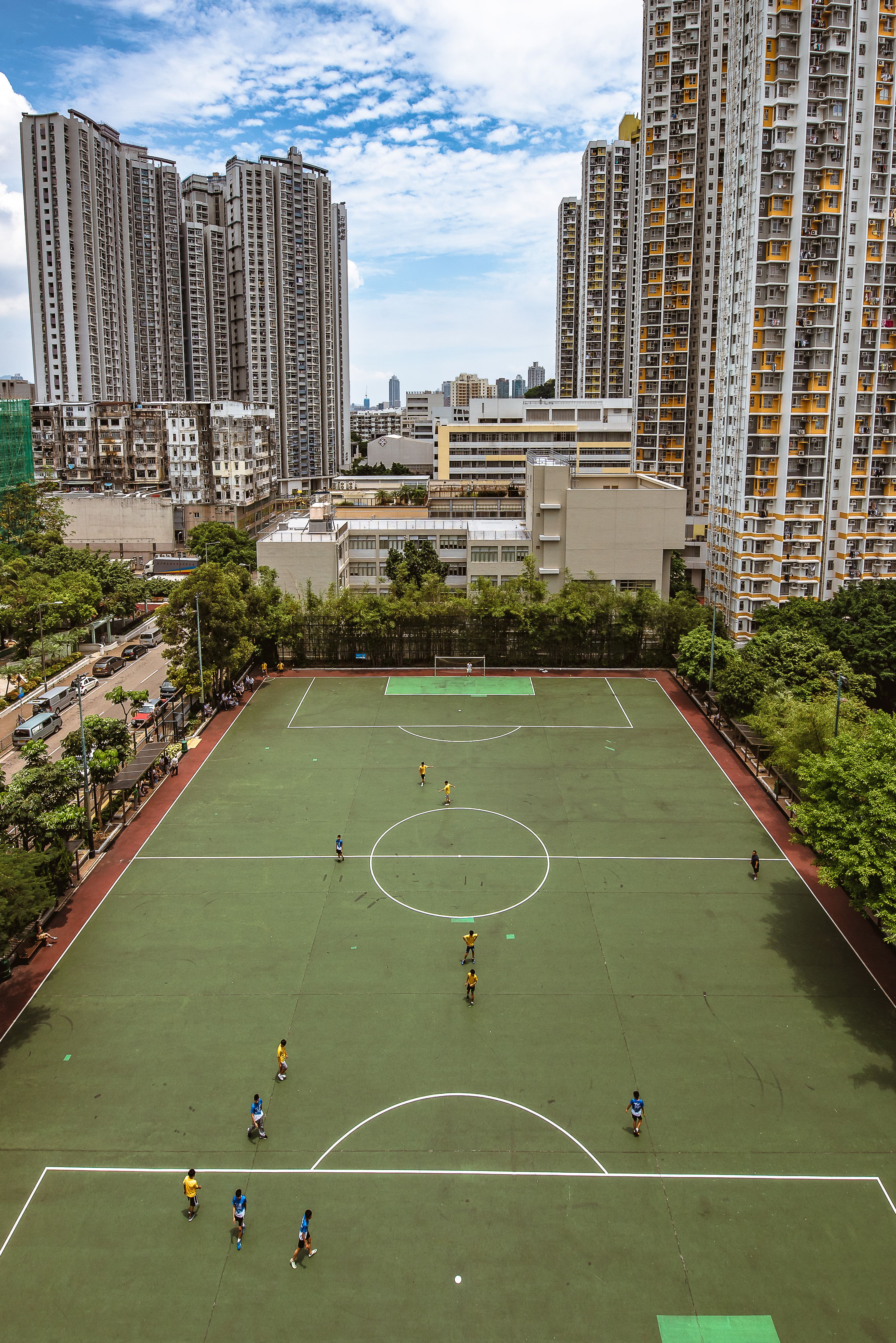 A Stadium Surrounded by Skyscrapers · Free Stock Photo
