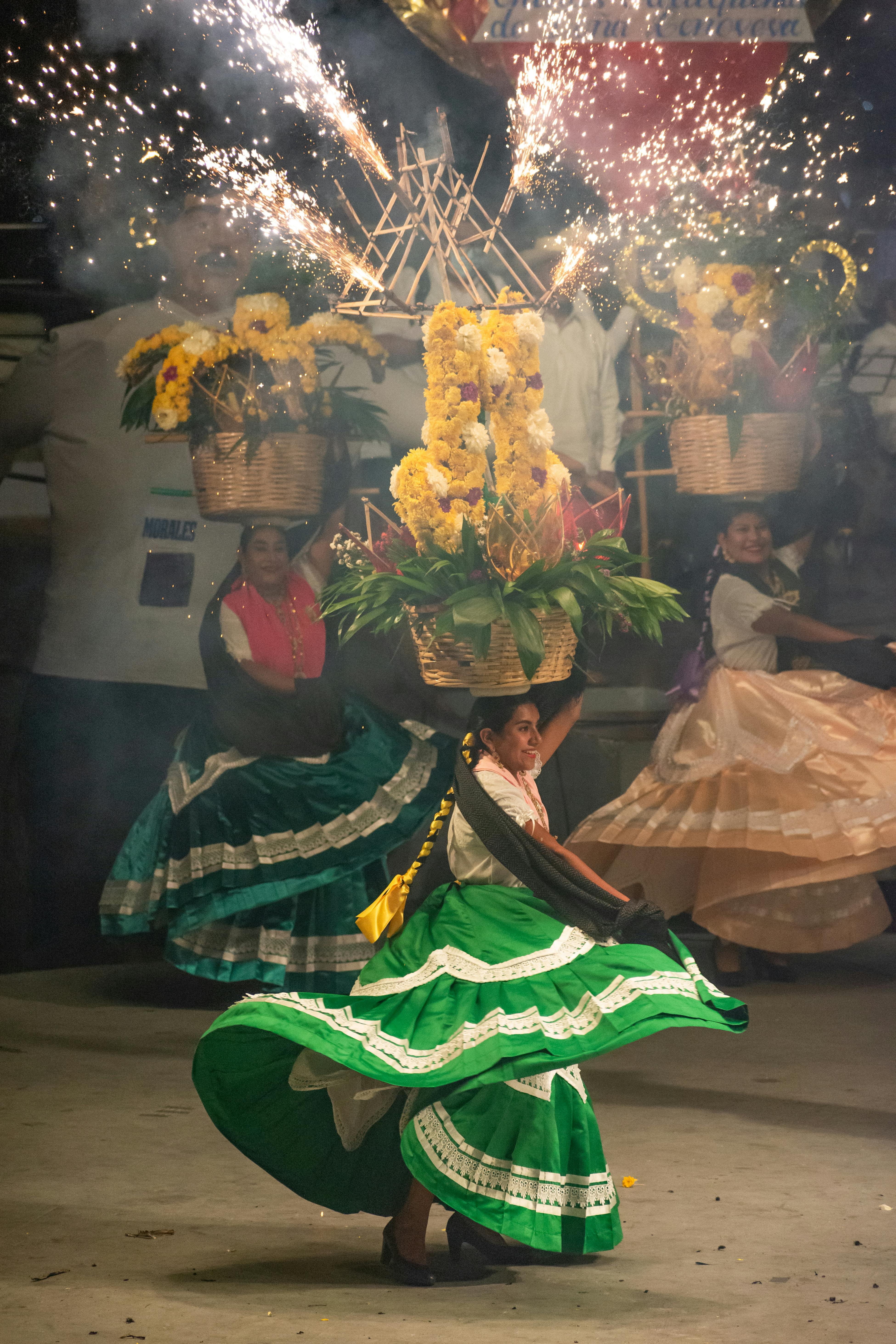 Dancers in Traditional Clothing · Free Stock Photo