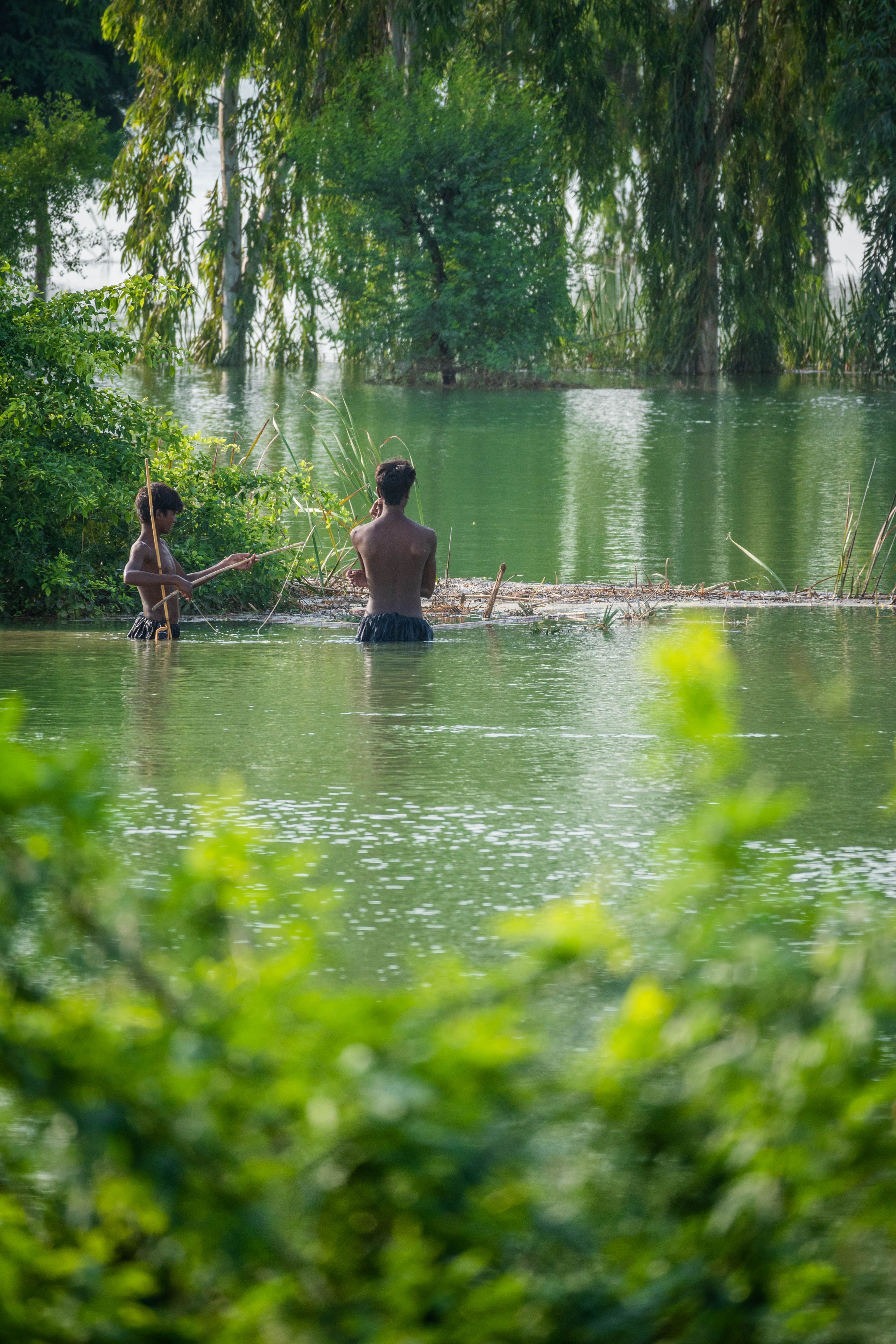 Men Fishing in River · Free Stock Photo