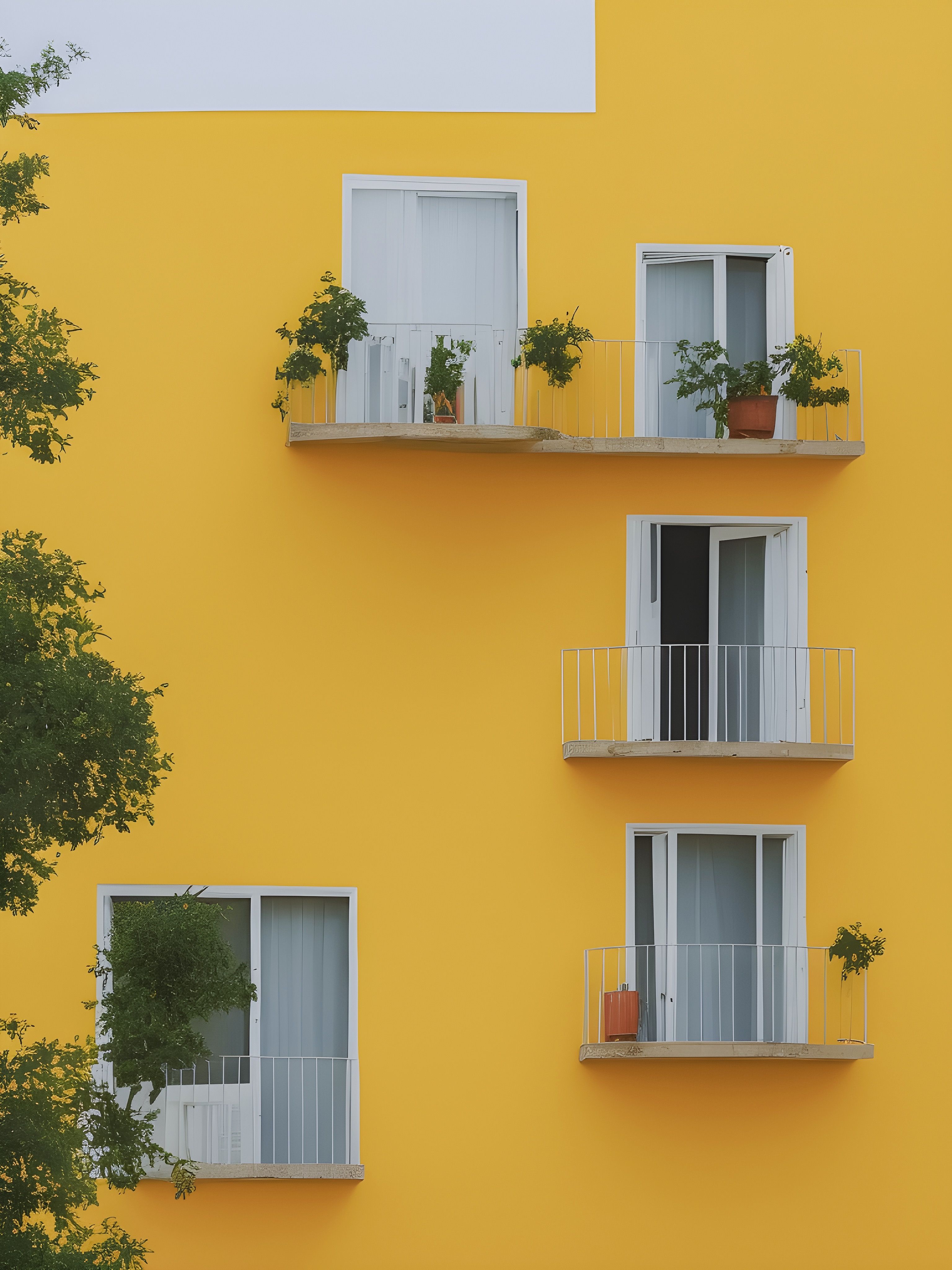Photo of a Yellow Building · Free Stock Photo