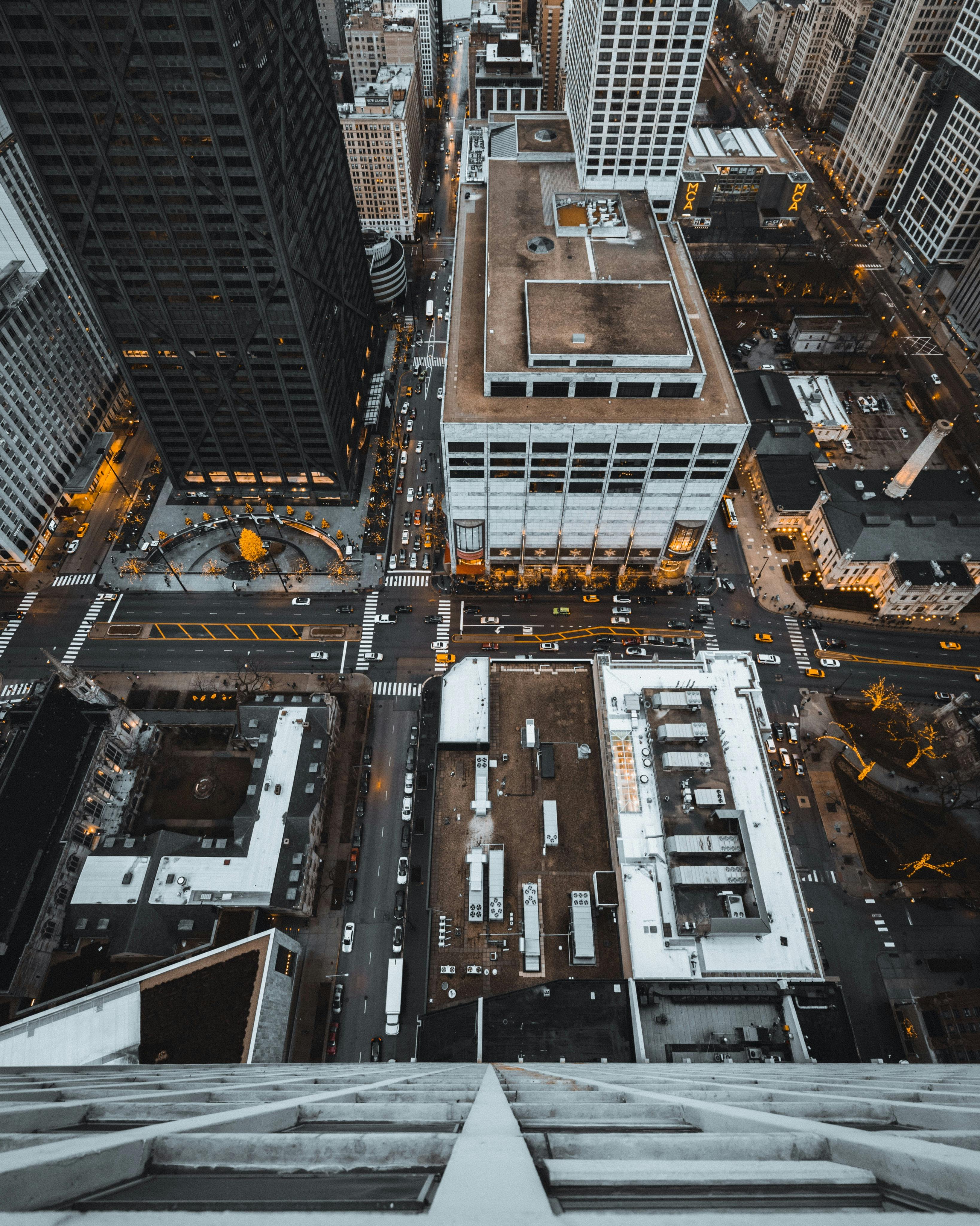 Aerial View Of City Buildings · Free Stock Photo